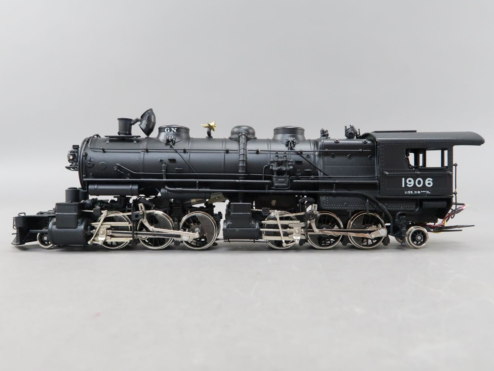 HO Brass Model - PFM GN Great Northern L-1 2-6-6-2 Black #1906 - F/P ...