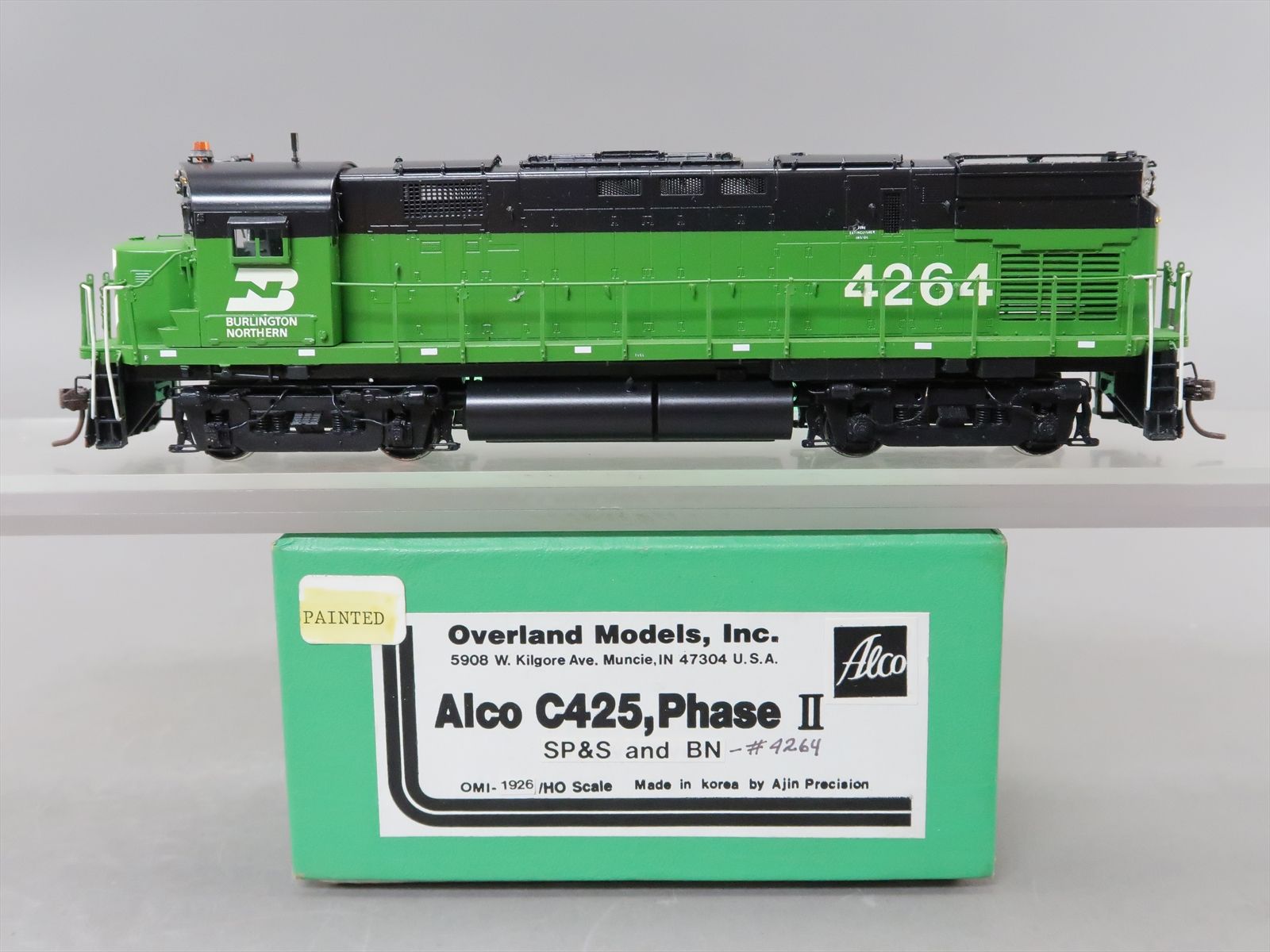 HO Brass Model - OMI 1926 BN Burlington Northern ALCO C425 Phase II #4264 - Custom - 1996 Run - Ajin