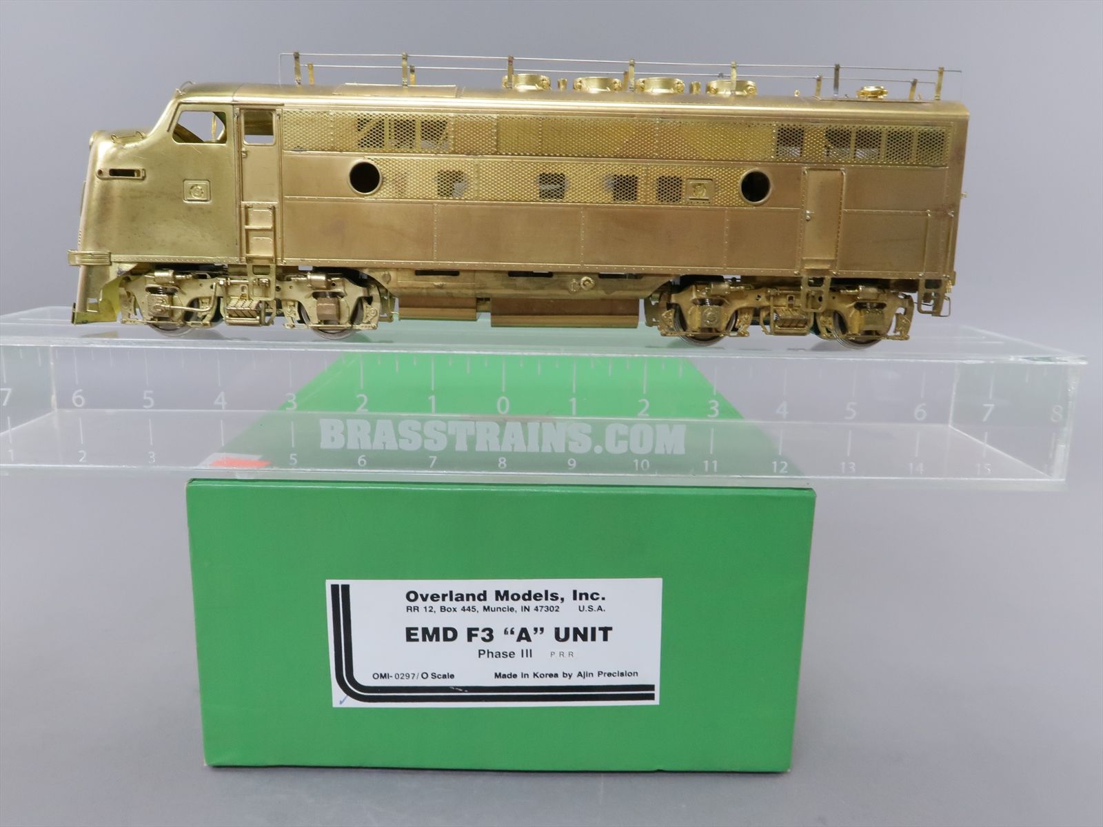 O Brass Model - OMI 0297 PRR Pennsylvania EMD F3 A Unit Phase III ...