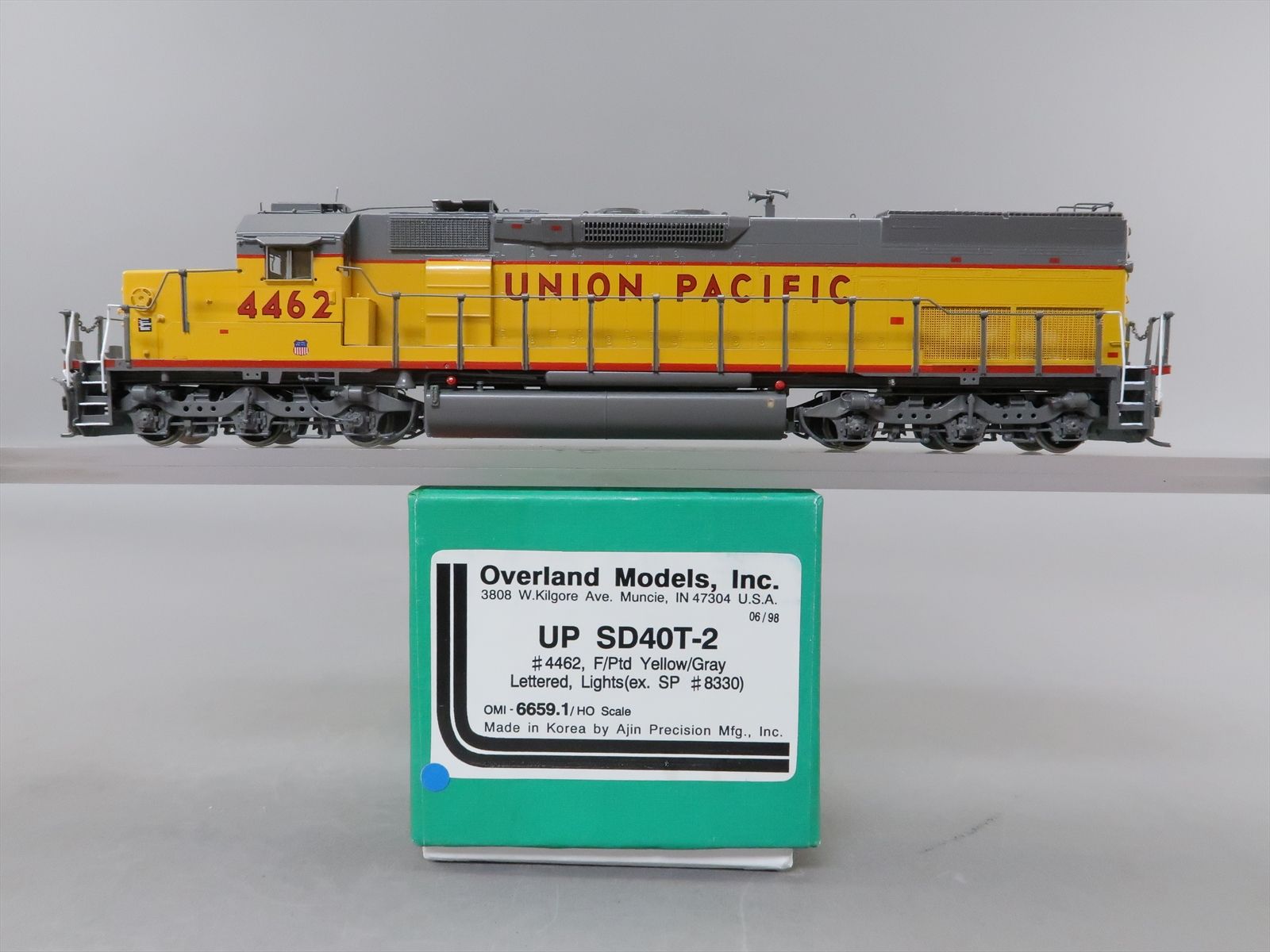 HO Brass Model - OMI 6659.1 UP Union Pacific SD40T-2 #4462 - F/P - 1998 ...