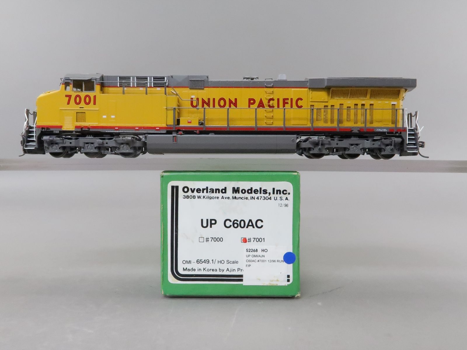 HO Brass Model - OMI 6549.1 UP Union Pacific C60AC #7001 - F/P - 1996 Run - Ajin