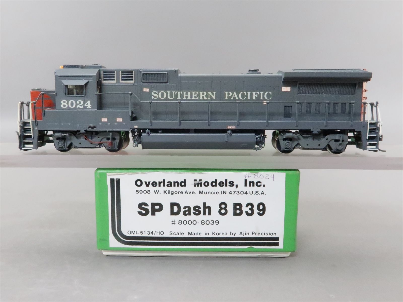 HO Brass Model - OMI 5134 SP Southern Pacific Dash 8-B39 B39-8 #8024 - Custom - 1988 Run - Ajin