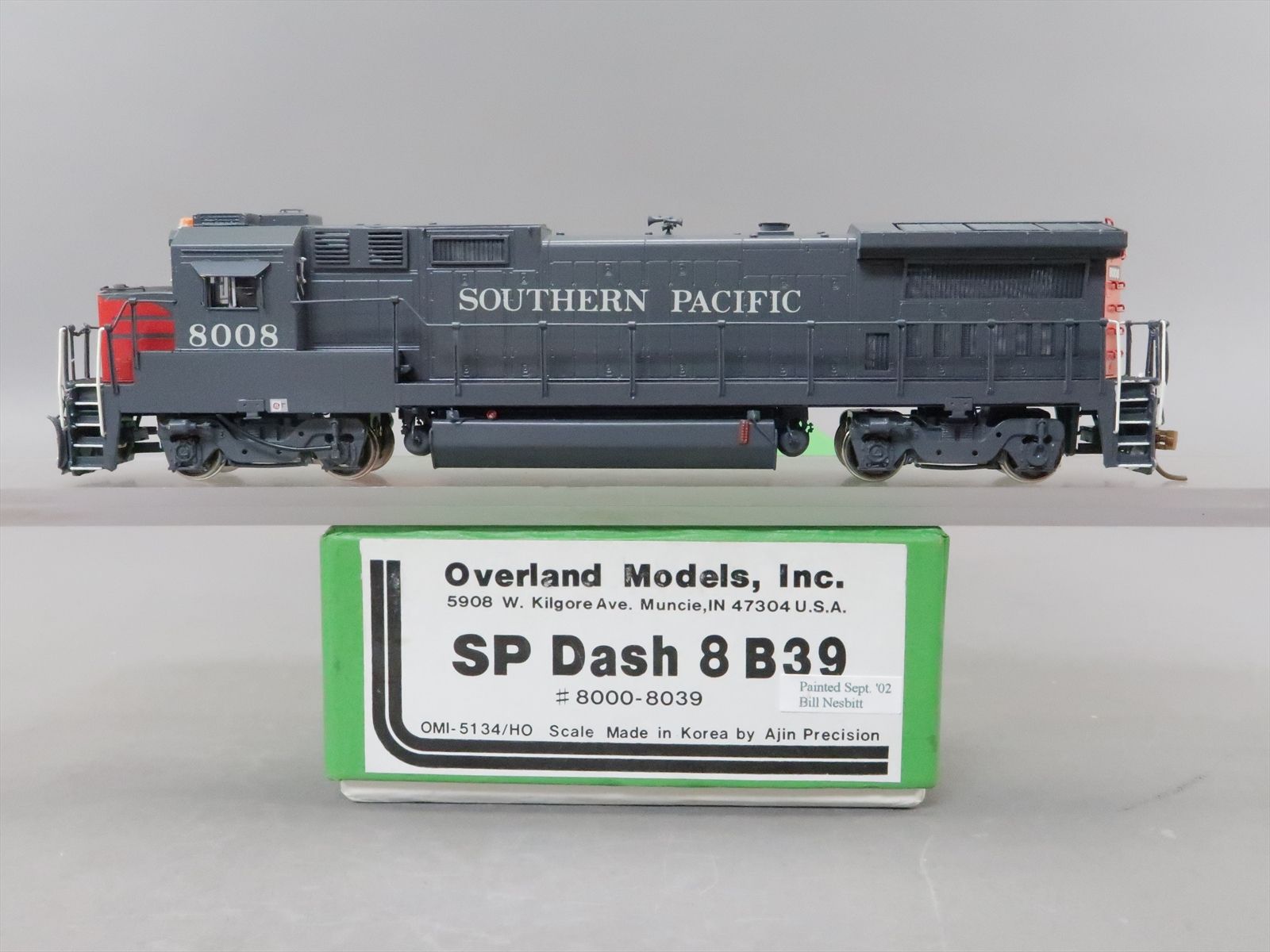 HO Brass Model - OMI 5134 SP Southern Pacific Dash 8-B39 B39-8 #8008 - Custom by Bill Nesbitt ...