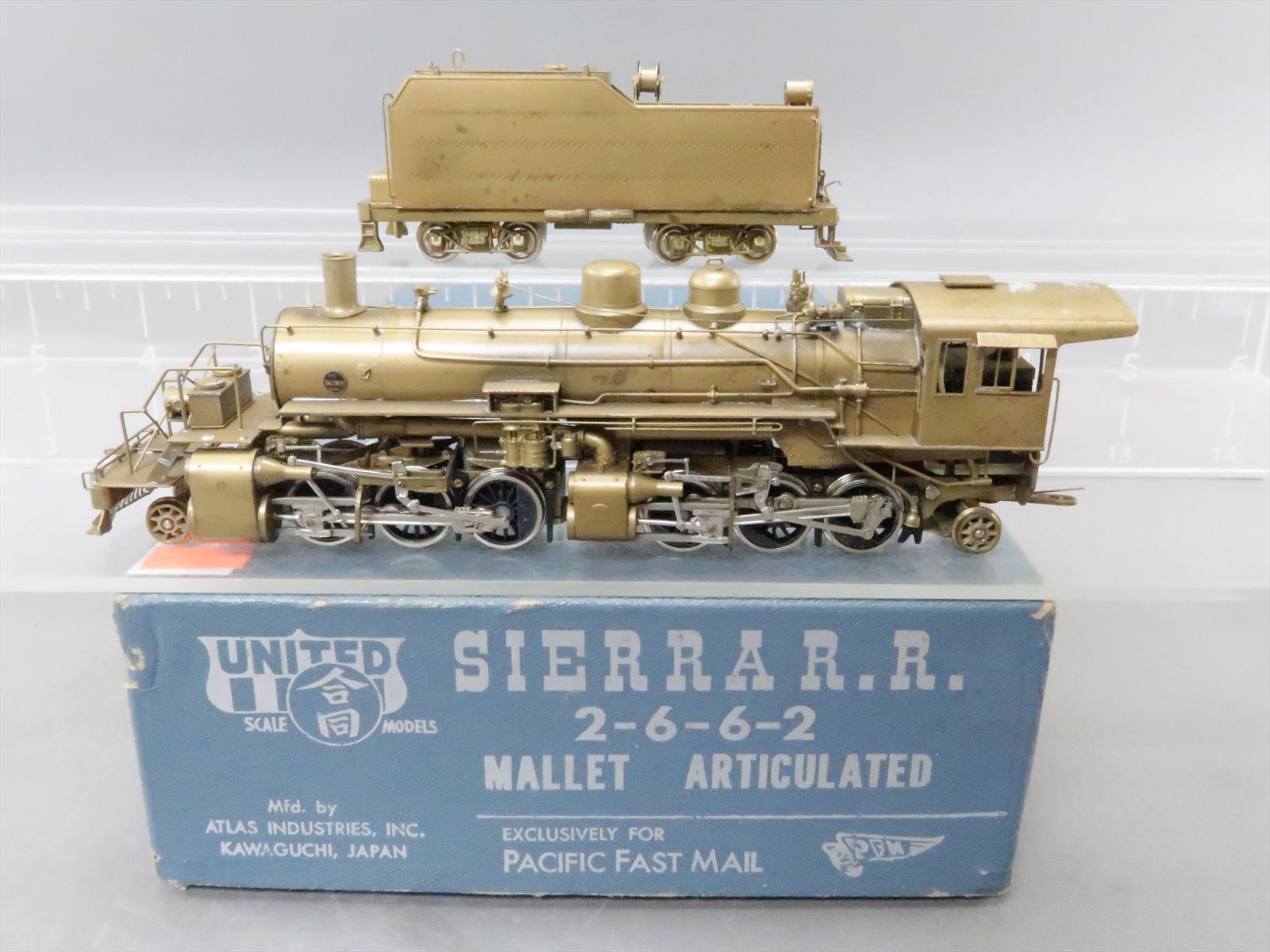 HO Brass Model - PFM Sierra 2-6-6-2 Mallet - Unpainted - 1966 Run ...