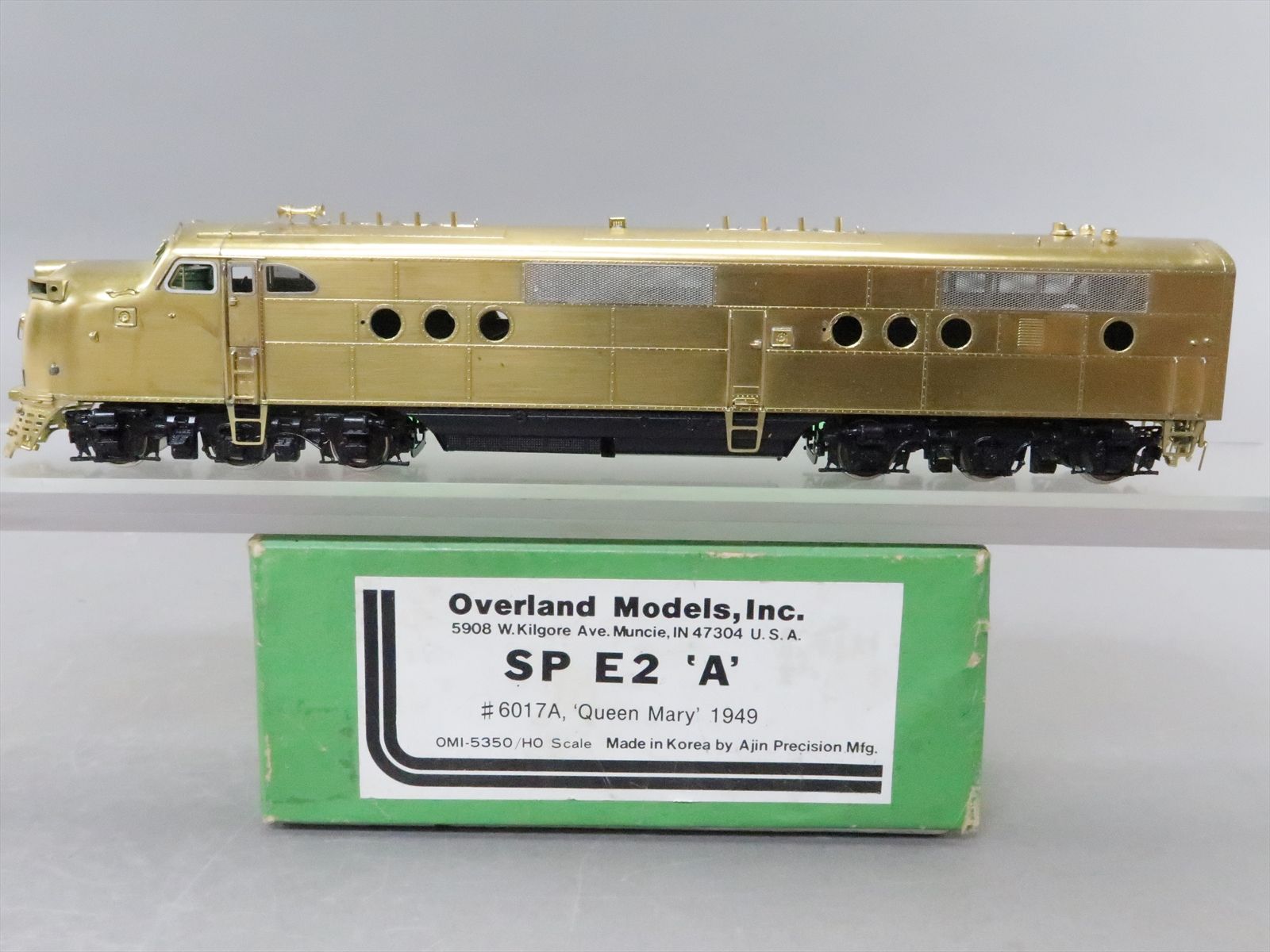 HO Brass Model - OMI 5350 SP Southern Pacific E2 E2A Queen Mary 1949 #6017A - Unpainted - 1990 ...