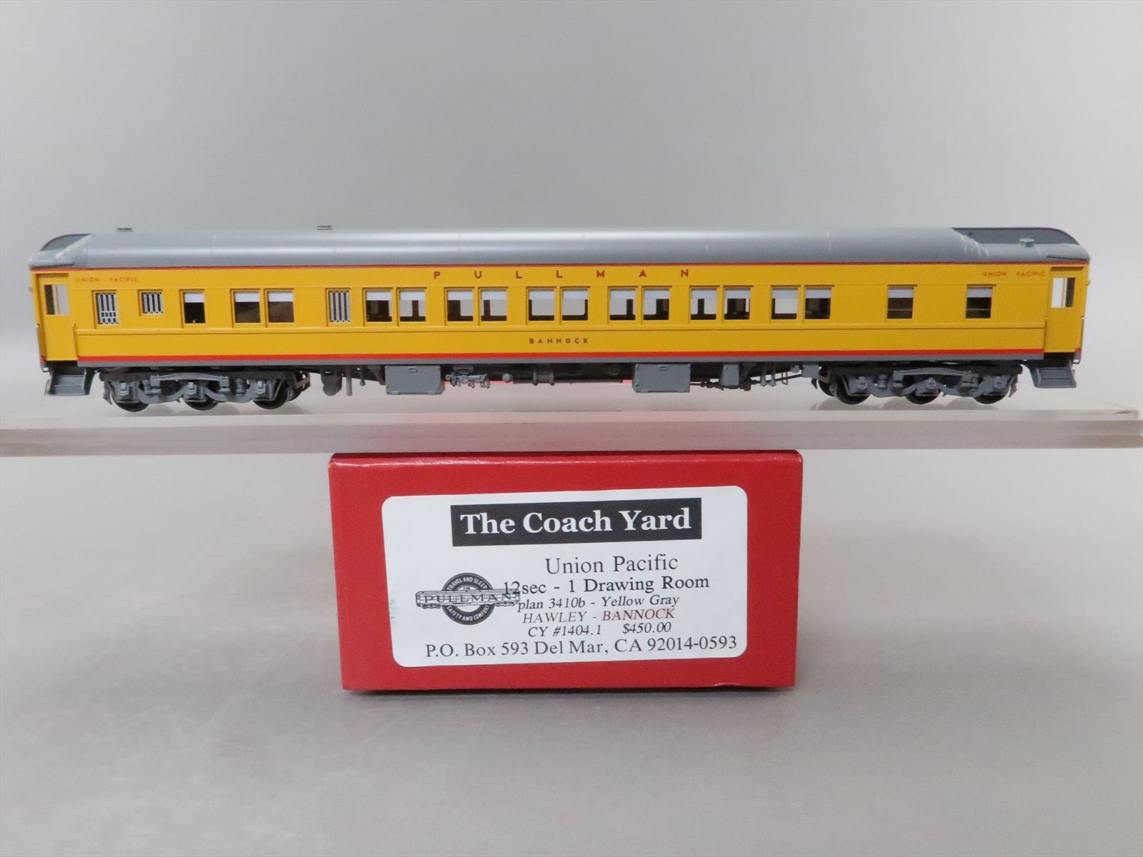HO Brass Model - TCY 1404.1 UP Union Pacific 12-1 Sleeper Bannock - F/P ...