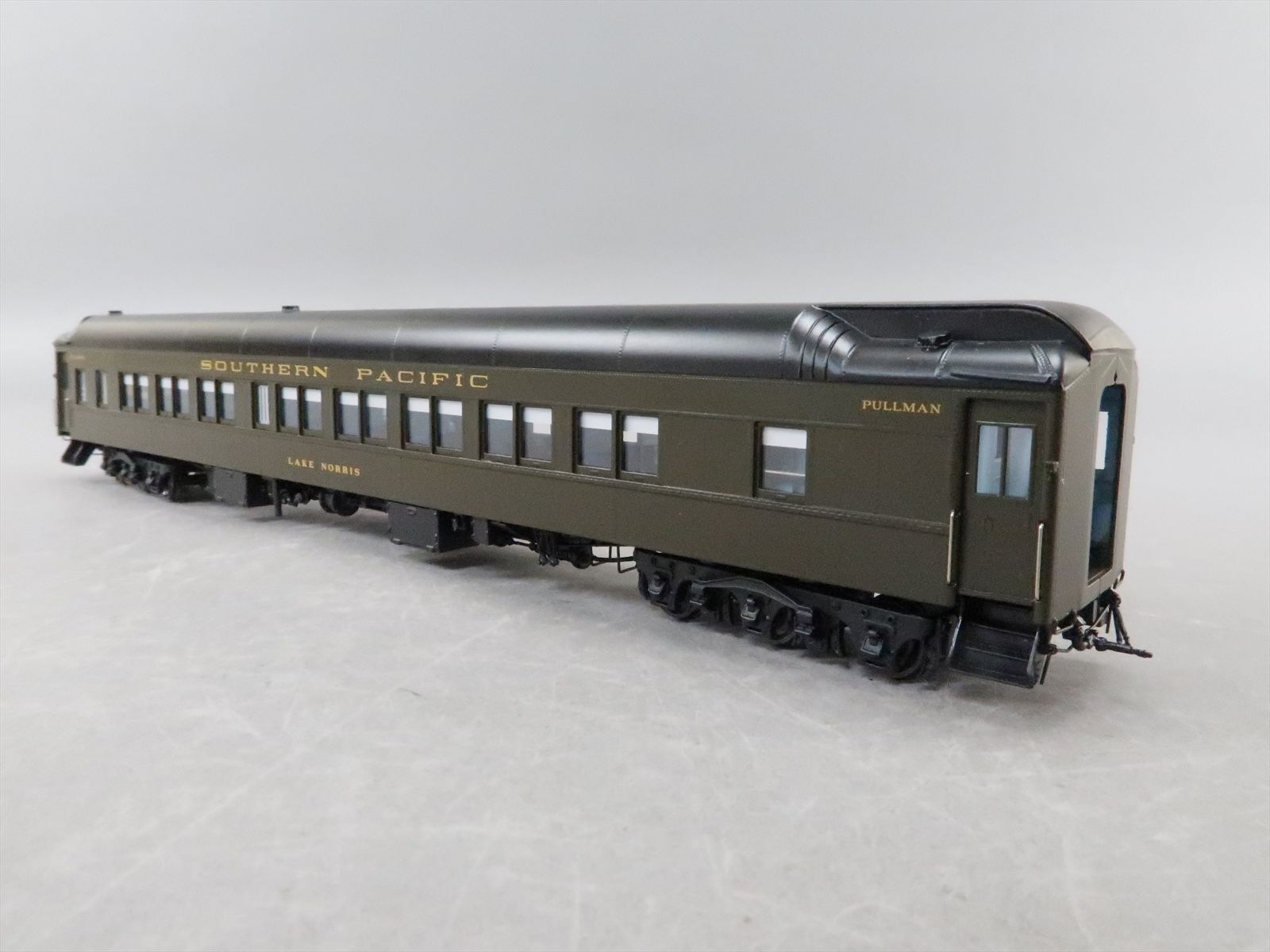 HO Brass Model - TCY 1402 SP Southern Pacific 10-1-2 Sleeper Dark Olive Pullman Lake Norris - F ...
