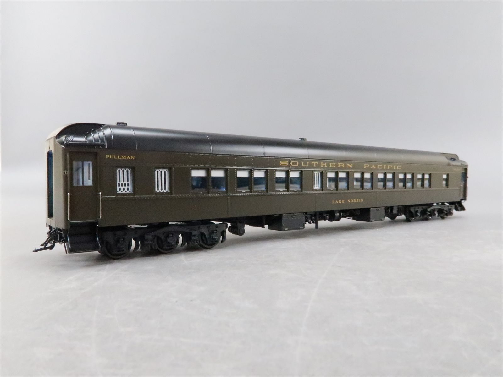 HO Brass Model - TCY 1402 SP Southern Pacific 10-1-2 Sleeper Dark Olive ...