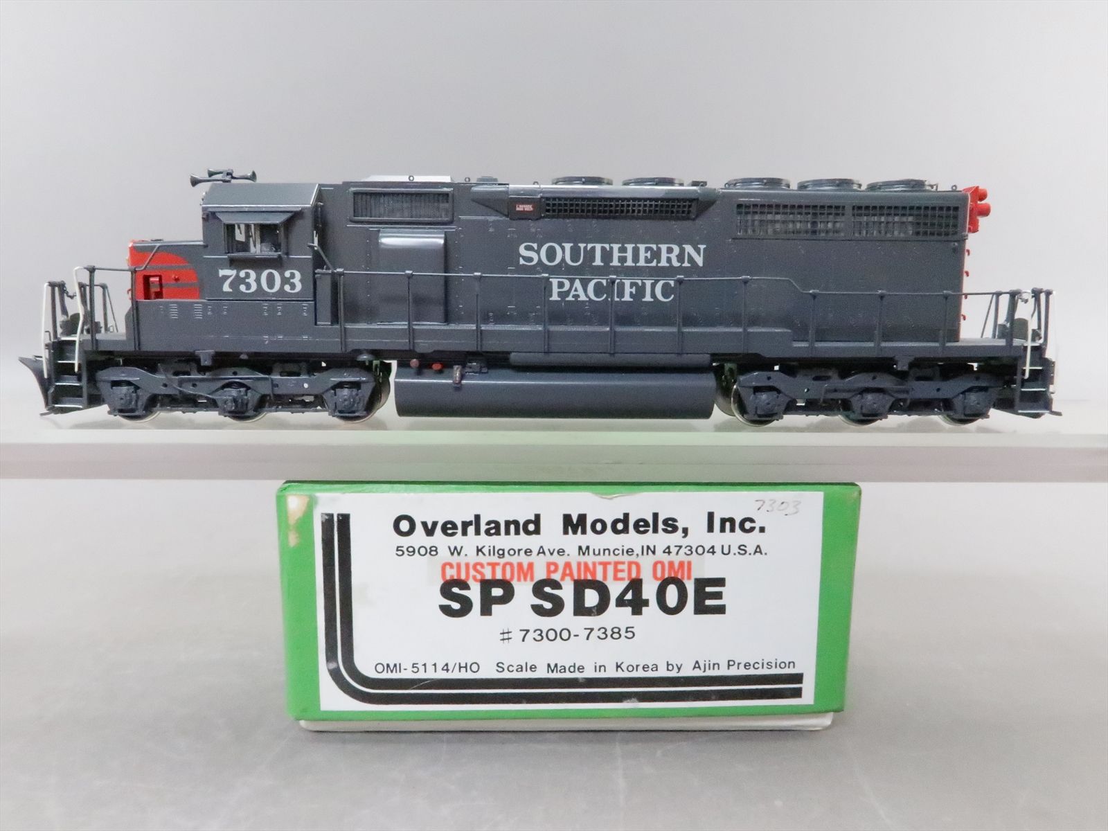 HO Brass Model - OMI 5114.1 SP Southern Pacific SD40E #7303 - F/P CPOMI - 1988 Run - Ajin