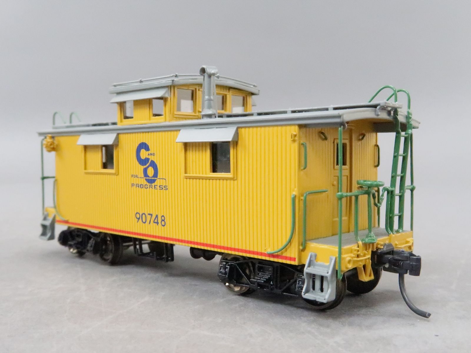 HO Brass Model - DP 202A C&O Chesapeake & Ohio Wood Caboose Late 1950's ...