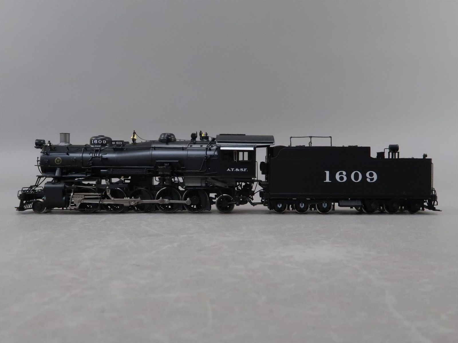 HO Brass Model - DP 3910 AT&SF Santa Fe 2-10-2 #1609 - F/P - 2004 Run ...