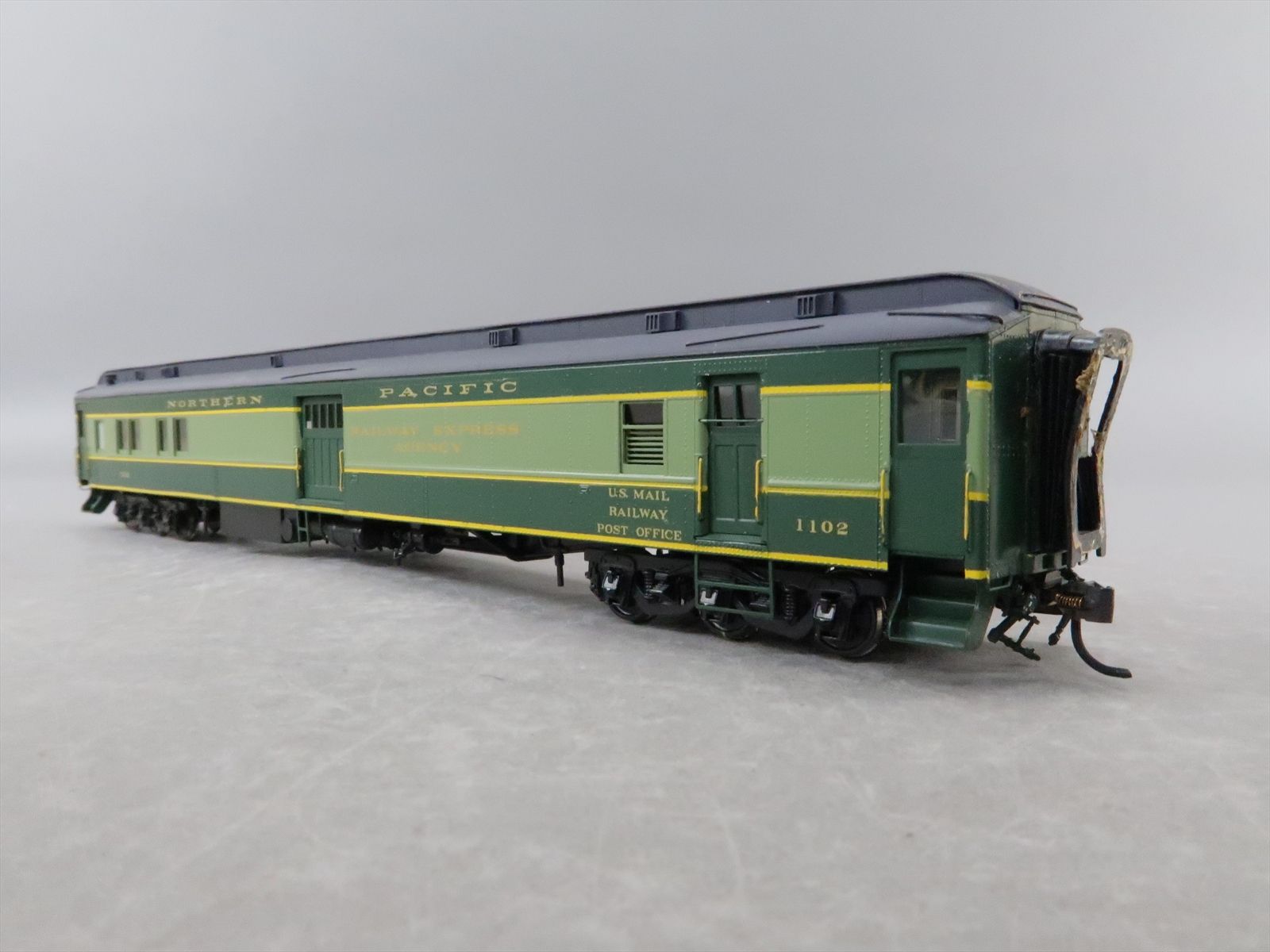 HO Brass Model - Cascade 2522 NP Northern Pacific RPO Baggage Coach ...