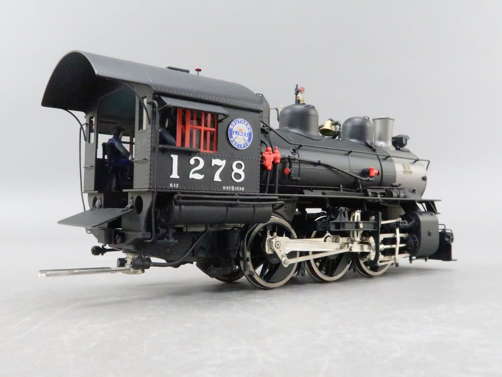 O Brass Model - Sunset SP Southern Pacific S-12 0-6-0 Black #1278 - F/P ...