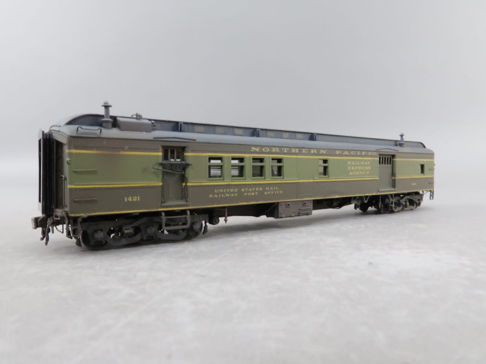 HO Brass Model - W&R NP Northern Pacific Mail & Express Car w/o Center ...