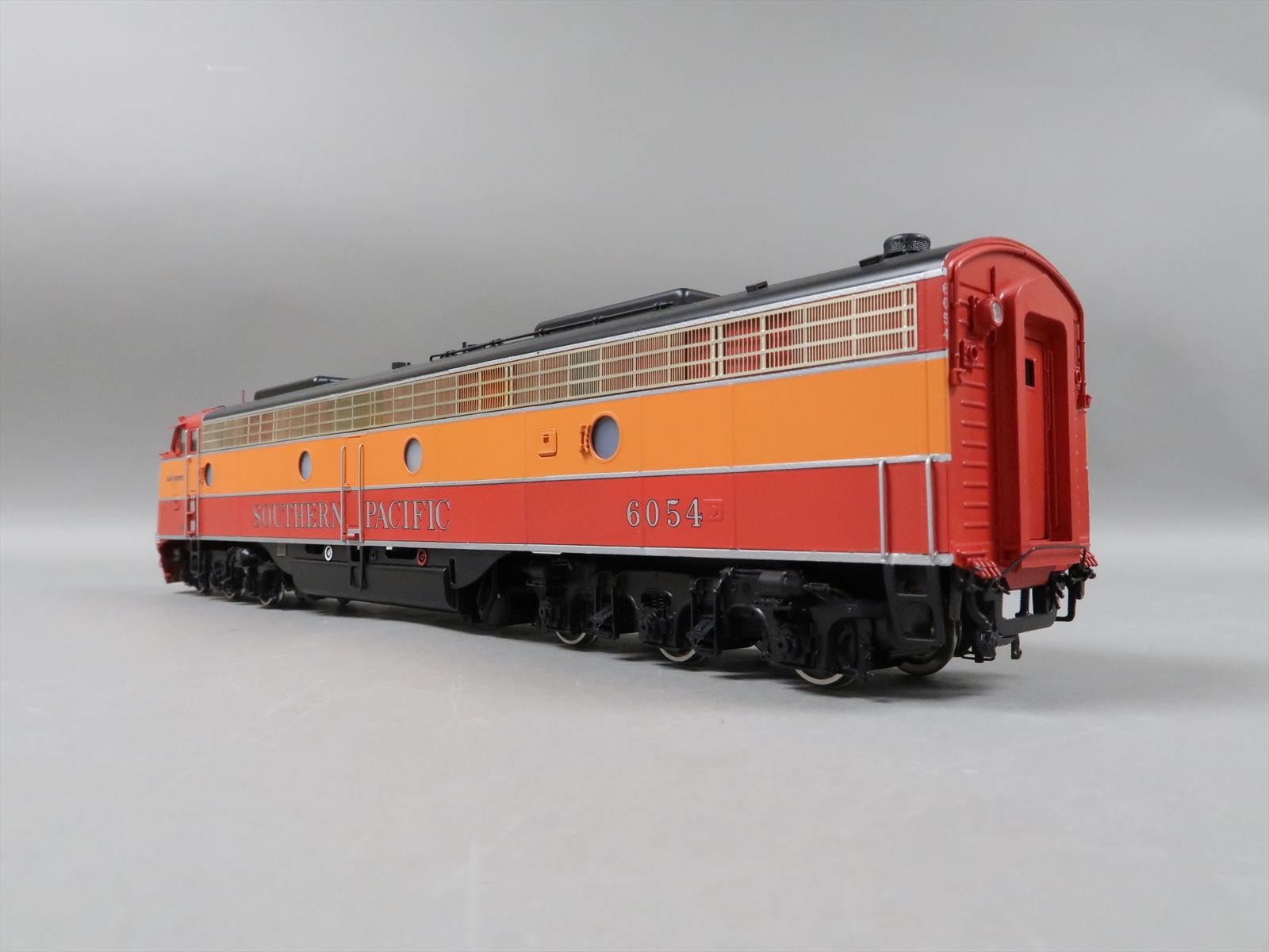 O Brass Model - Key CS#85 SP Southern Pacific E9 E9A A-A Set Daylight #6051 + #6054 - F/P - 1990 ...