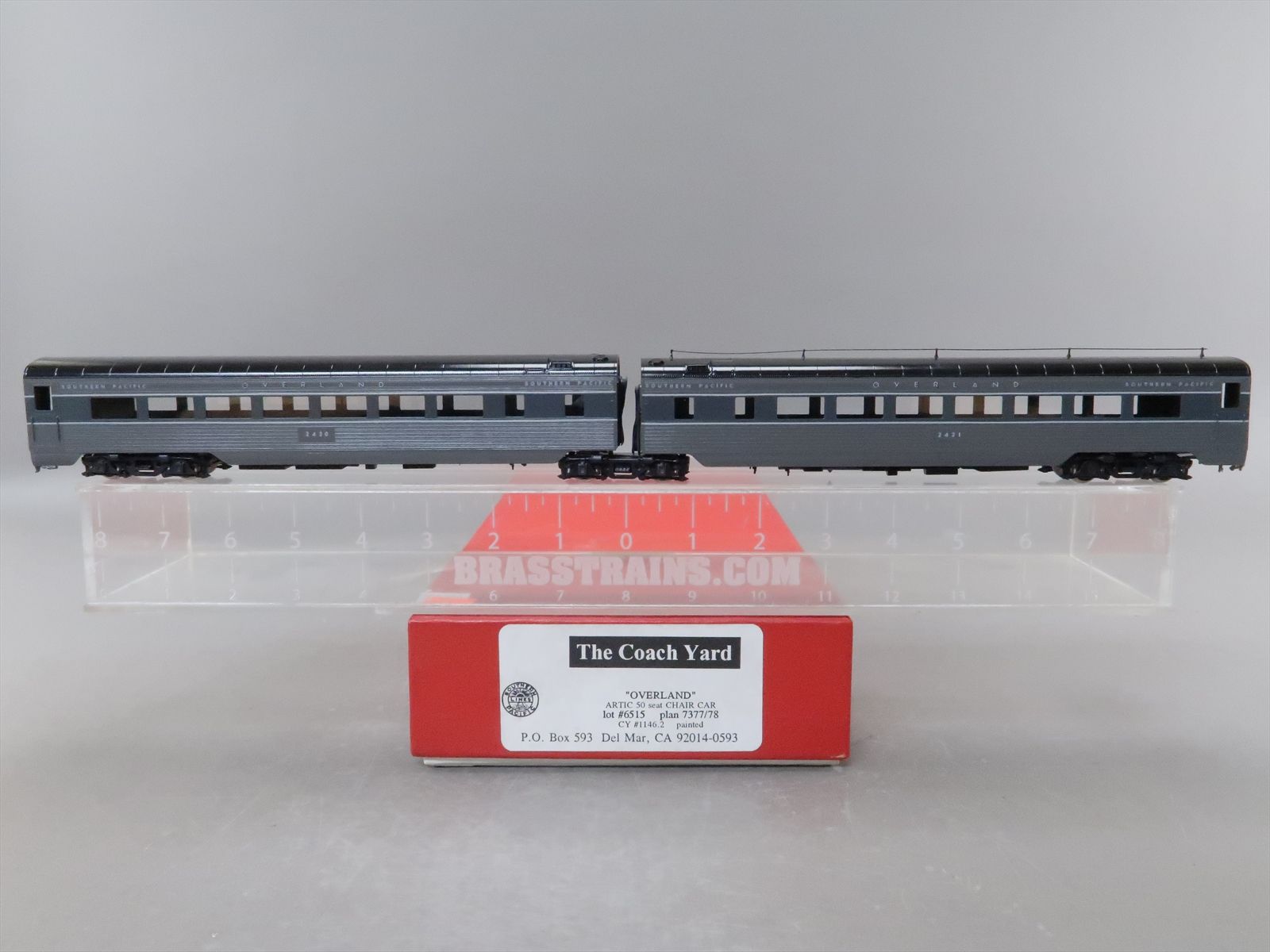 HO Brass Model - TCY 1146.2 SP Southern Pacific Articulated 50-Seat ...