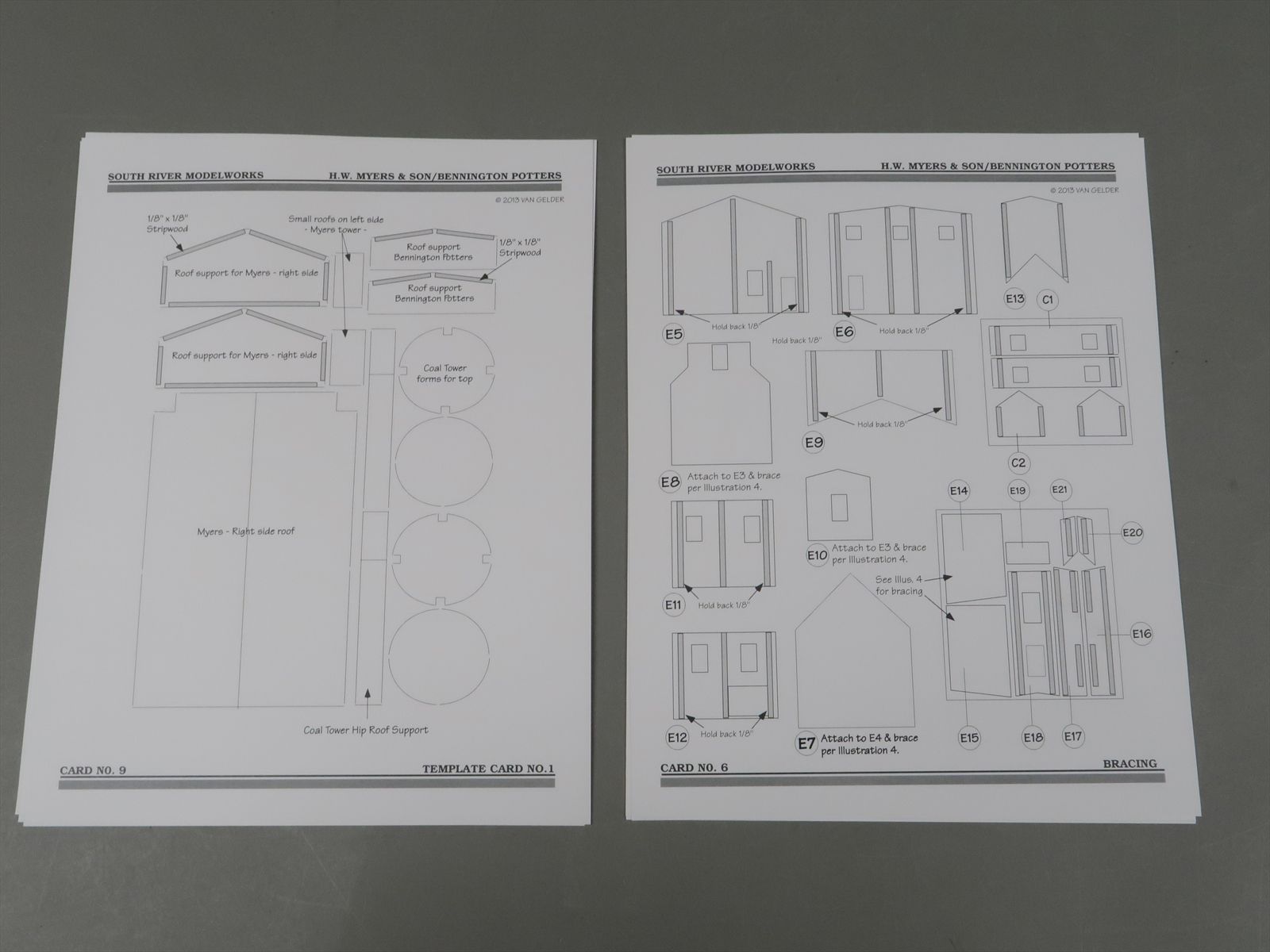HO Craftsman Kit - SRMW South River Model Works Kit #360 H.W. Myers ...