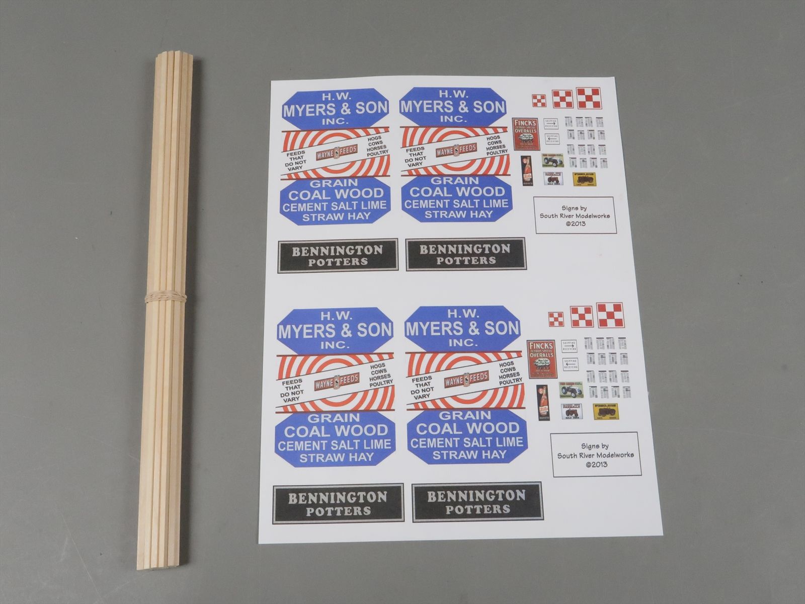 HO Craftsman Kit - SRMW South River Model Works Kit #360 H.W. Myers ...