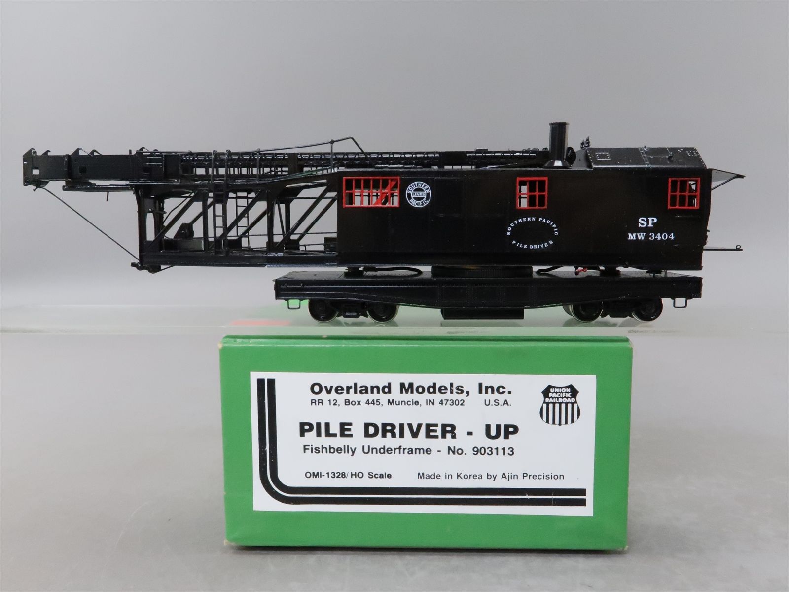 HO Brass Model - OMI 1328 UP as SP Southern Pacific Pile Driver ...