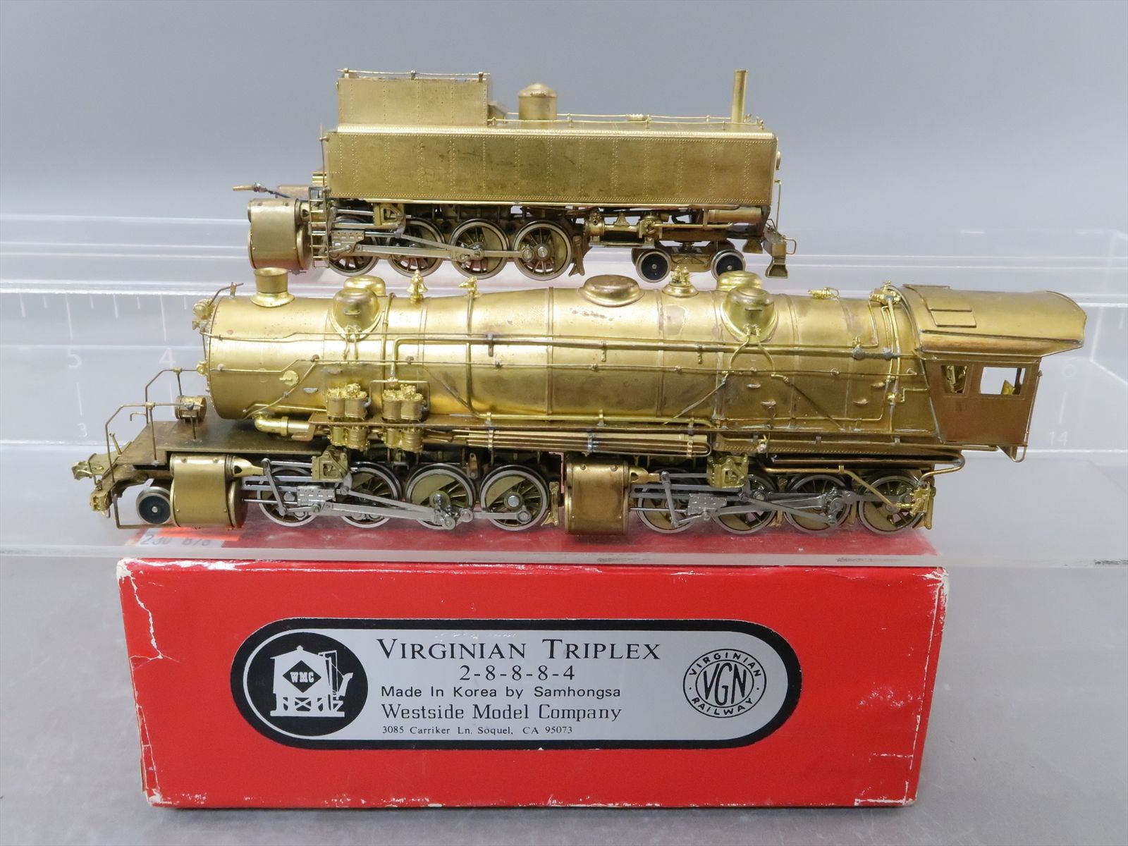 HO Brass Model - WMC VGN Virginian Triplex 2-8-8-8-4 - Unpainted - 1979 ...