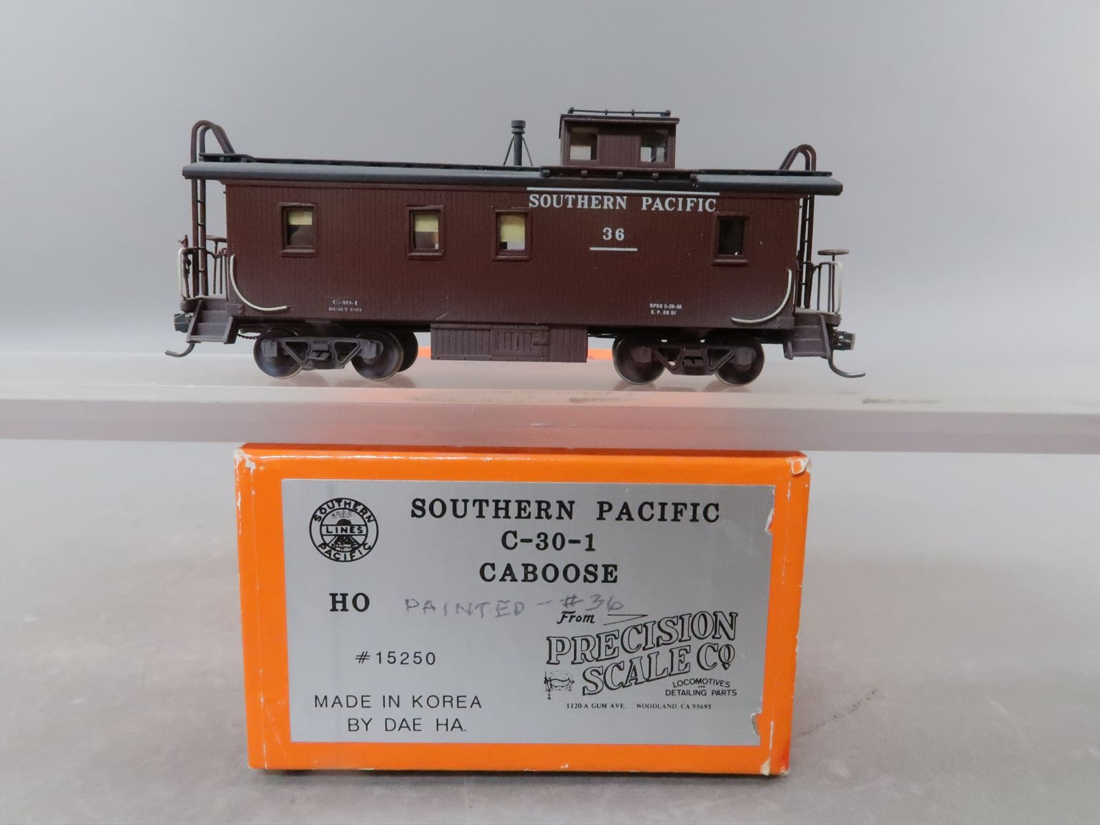 HO Brass Model - PSC 15250 SP Southern Pacific C-30-1 Caboose #36 ...