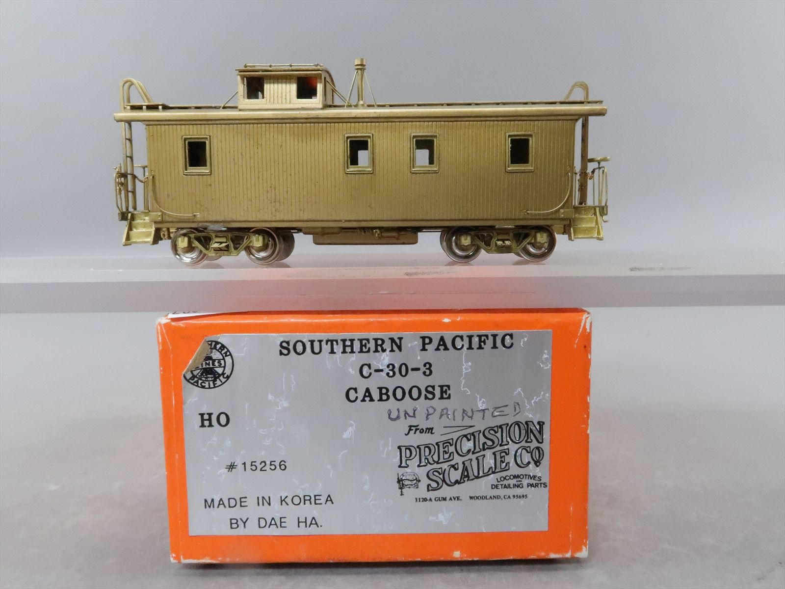 HO Brass Model - PSC 15256 SP Southern Pacific C-30-3 Caboose ...