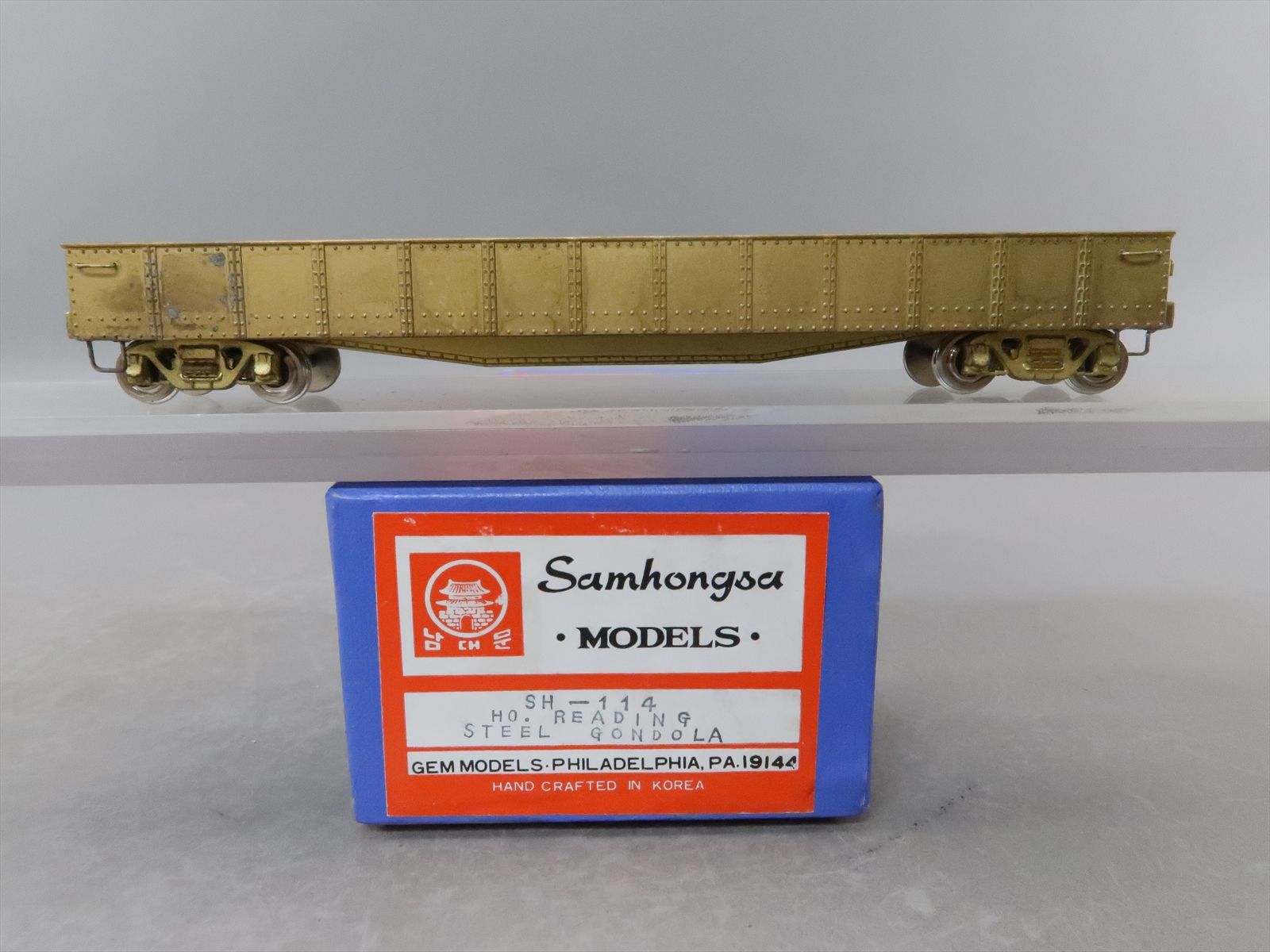 HO Brass Model - Gem SH-114 RDG Reading Heavy Brass Construction ...
