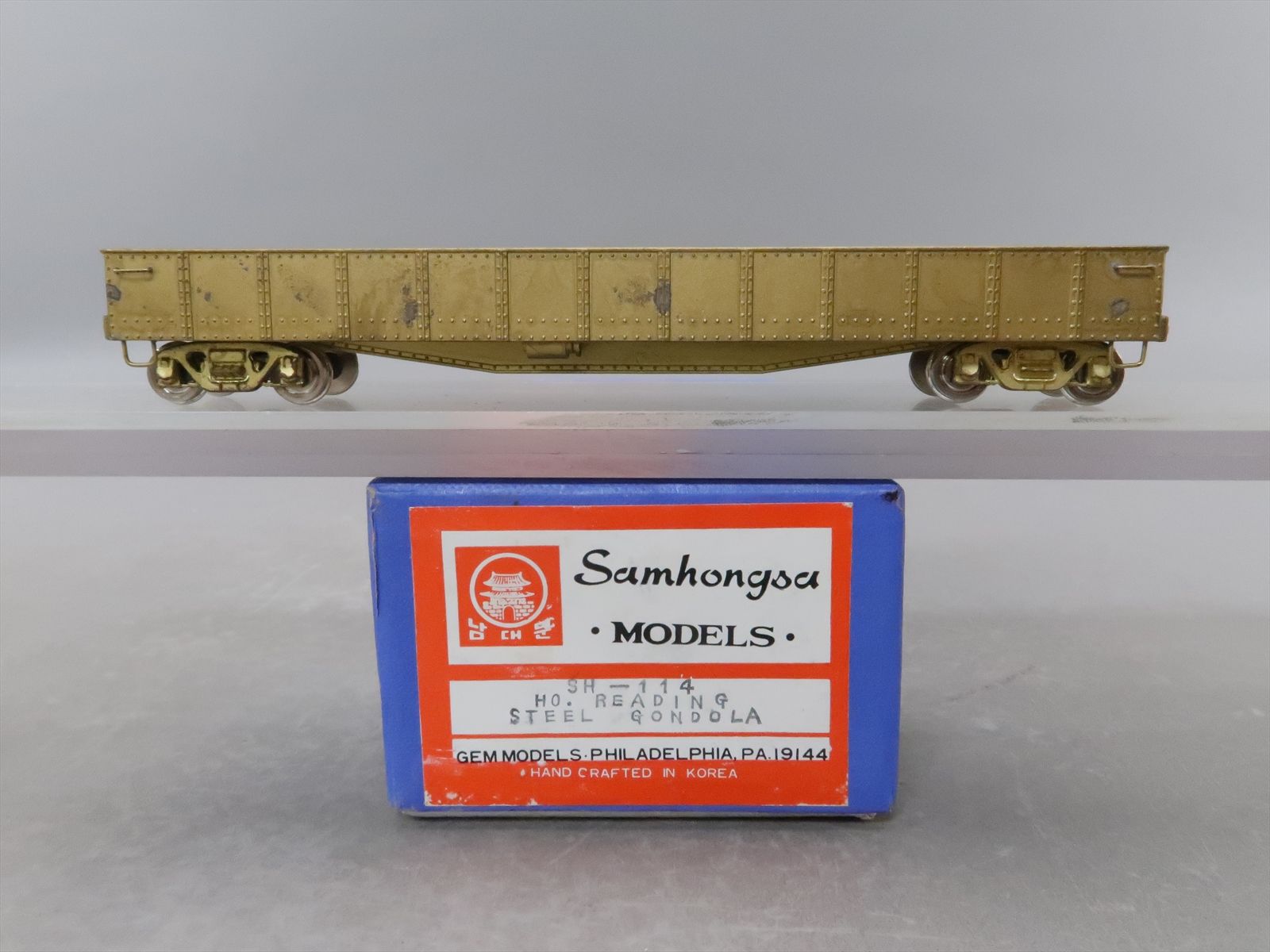 HO Brass Model - Gem SH-114 RDG Reading Heavy Brass Construction ...