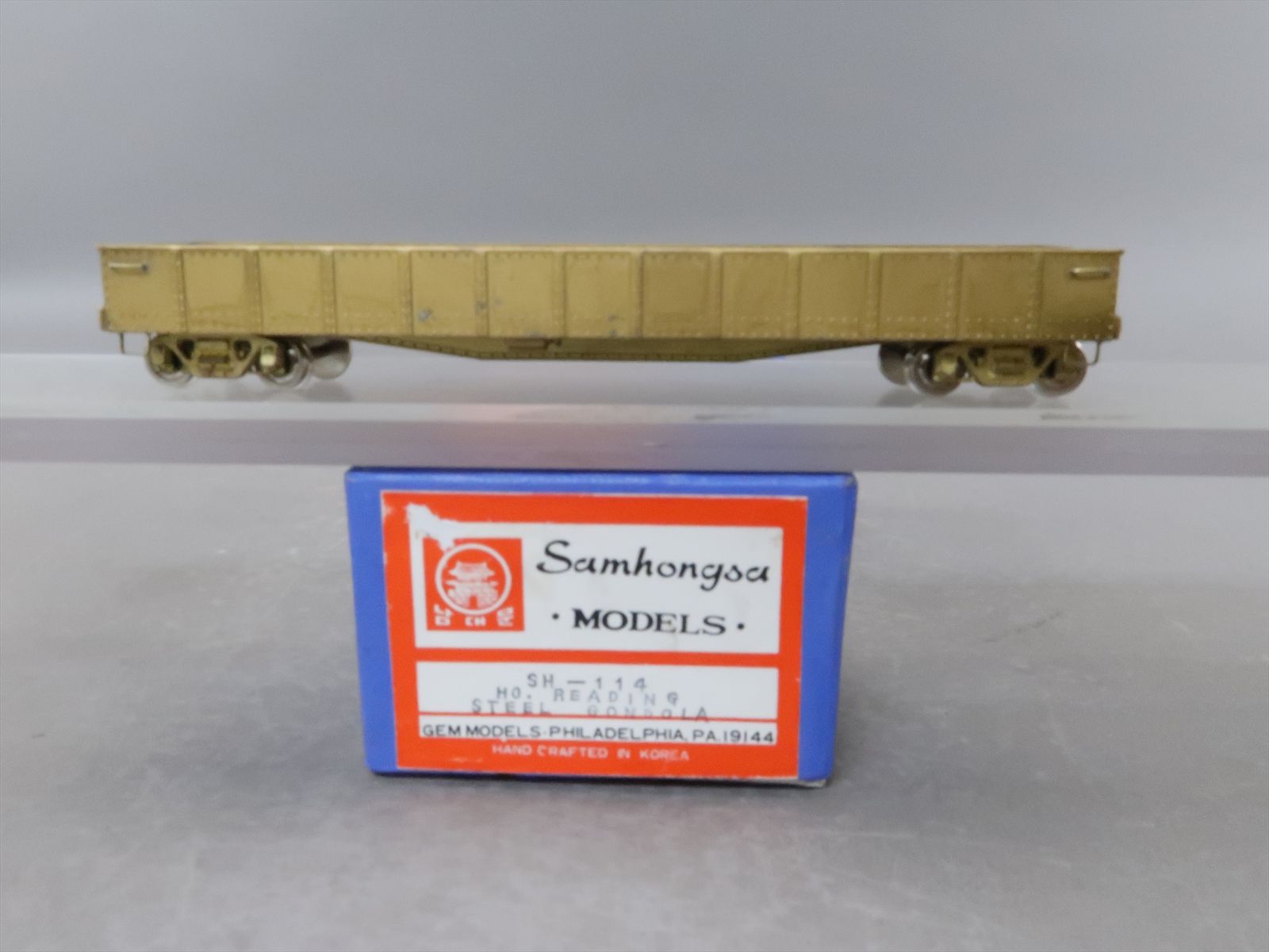 HO Brass Model - Gem SH-114 RDG Reading Heavy Brass Construction ...