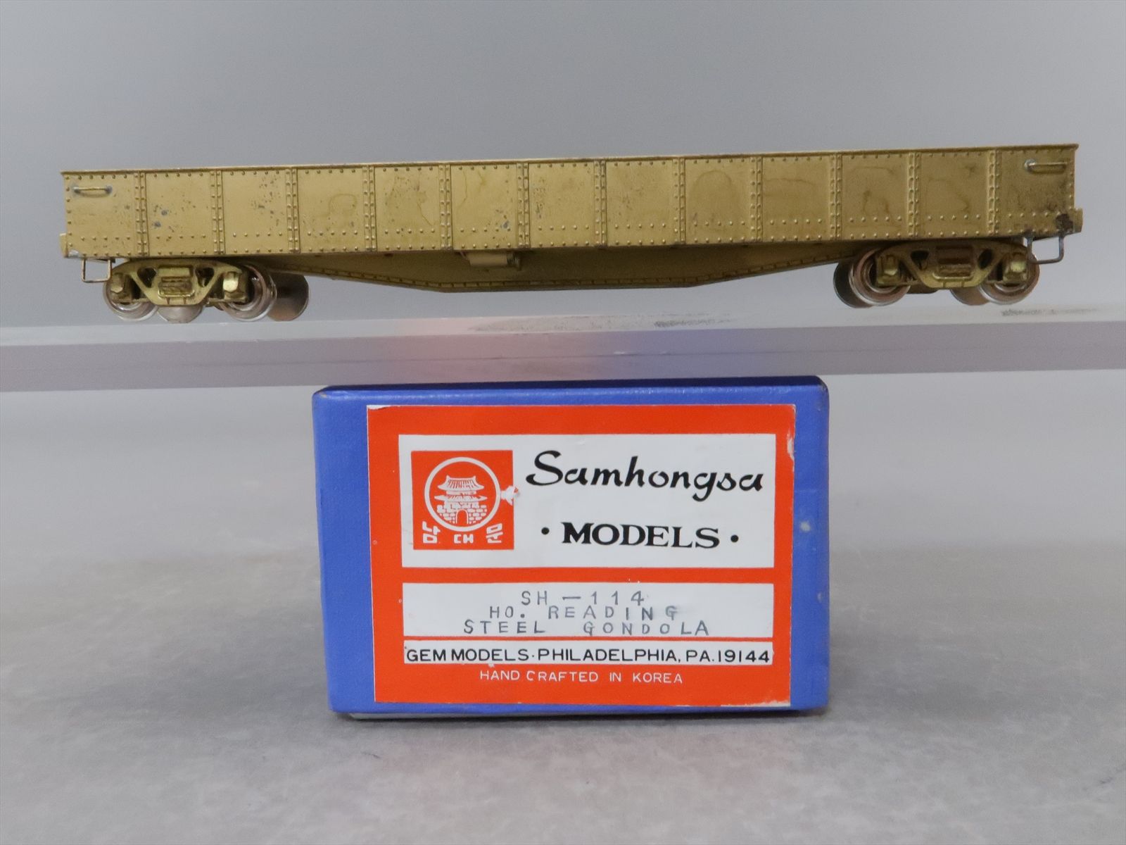 HO Brass Model - Gem SH-114 RDG Reading Heavy Brass Construction ...