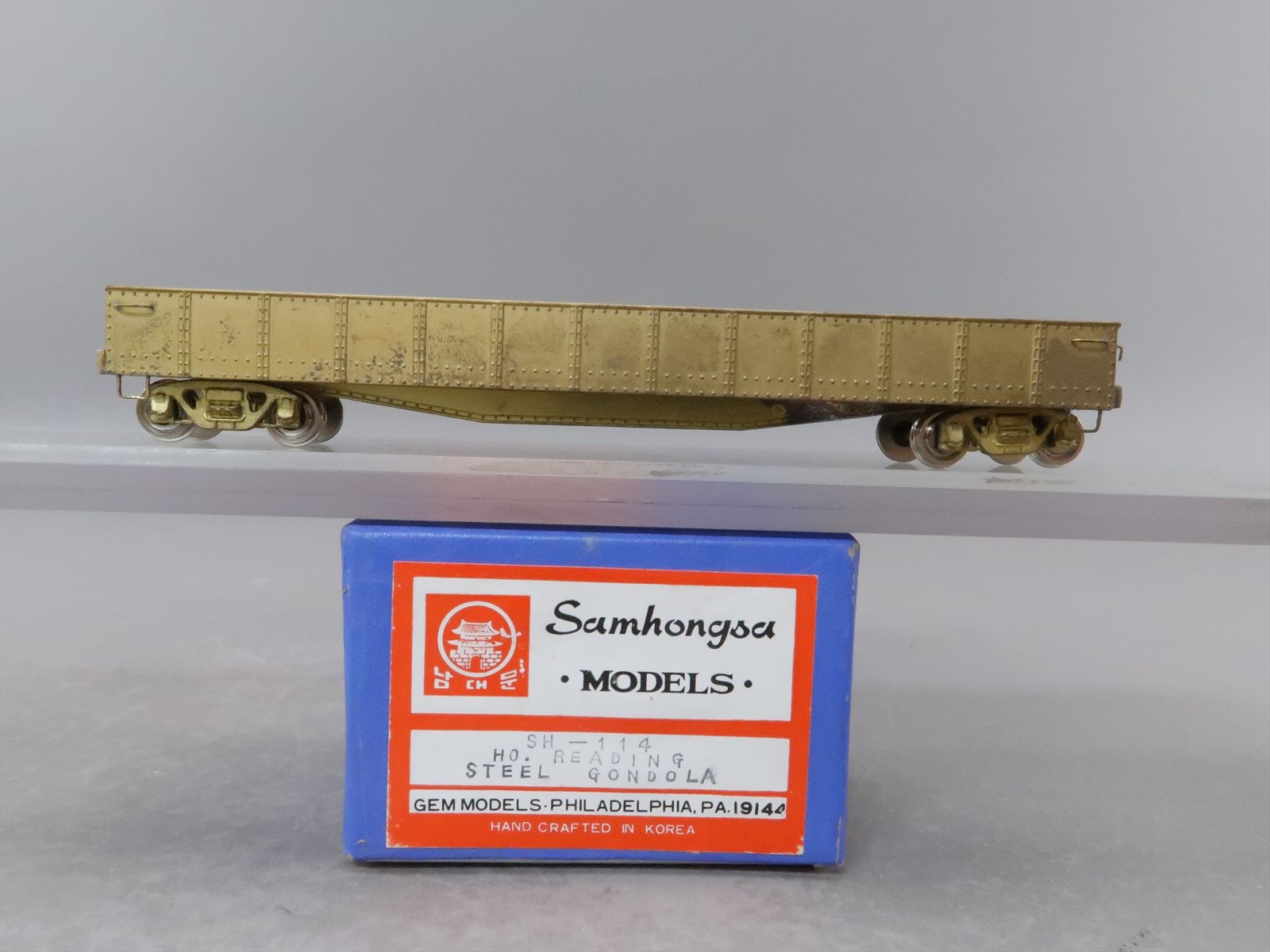 HO Brass Model - Gem SH-114 RDG Reading Heavy Brass Construction ...