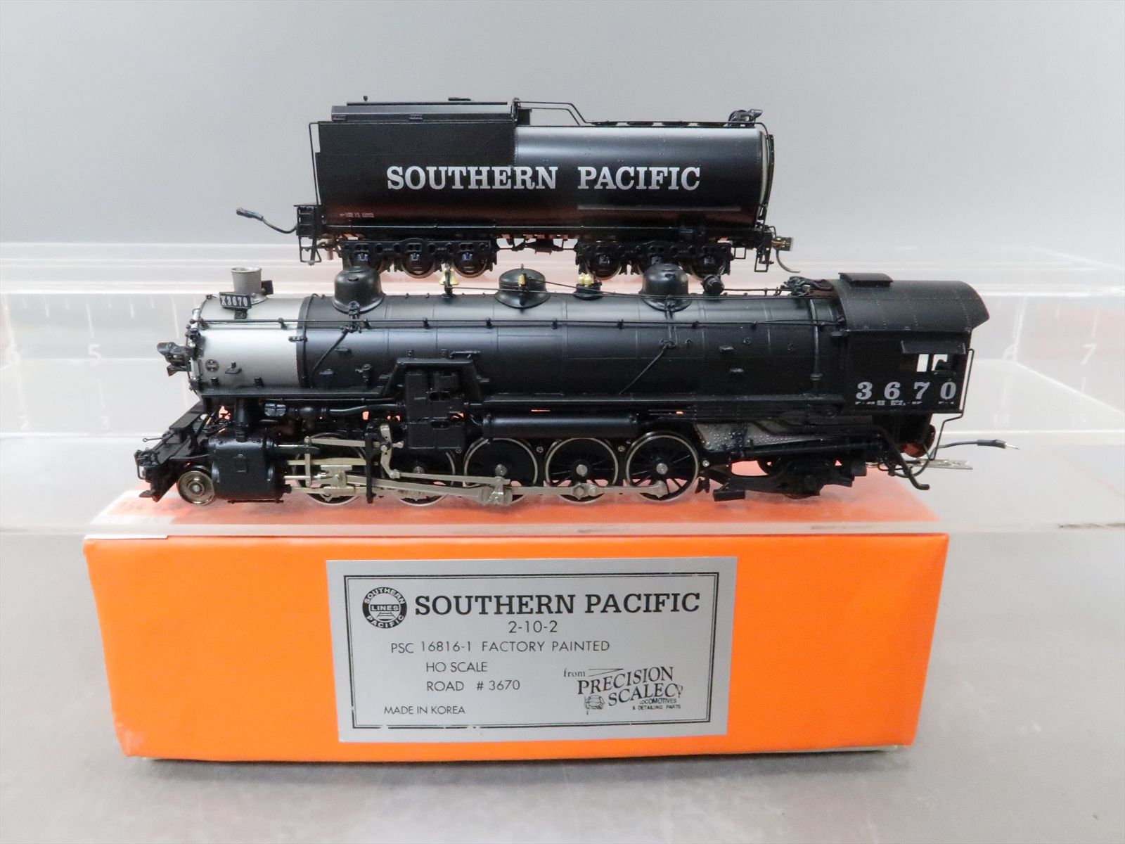 HO Brass Model - PSC 16816-1 SP Southern Pacific 2-10-2 #3670 - F/P ...