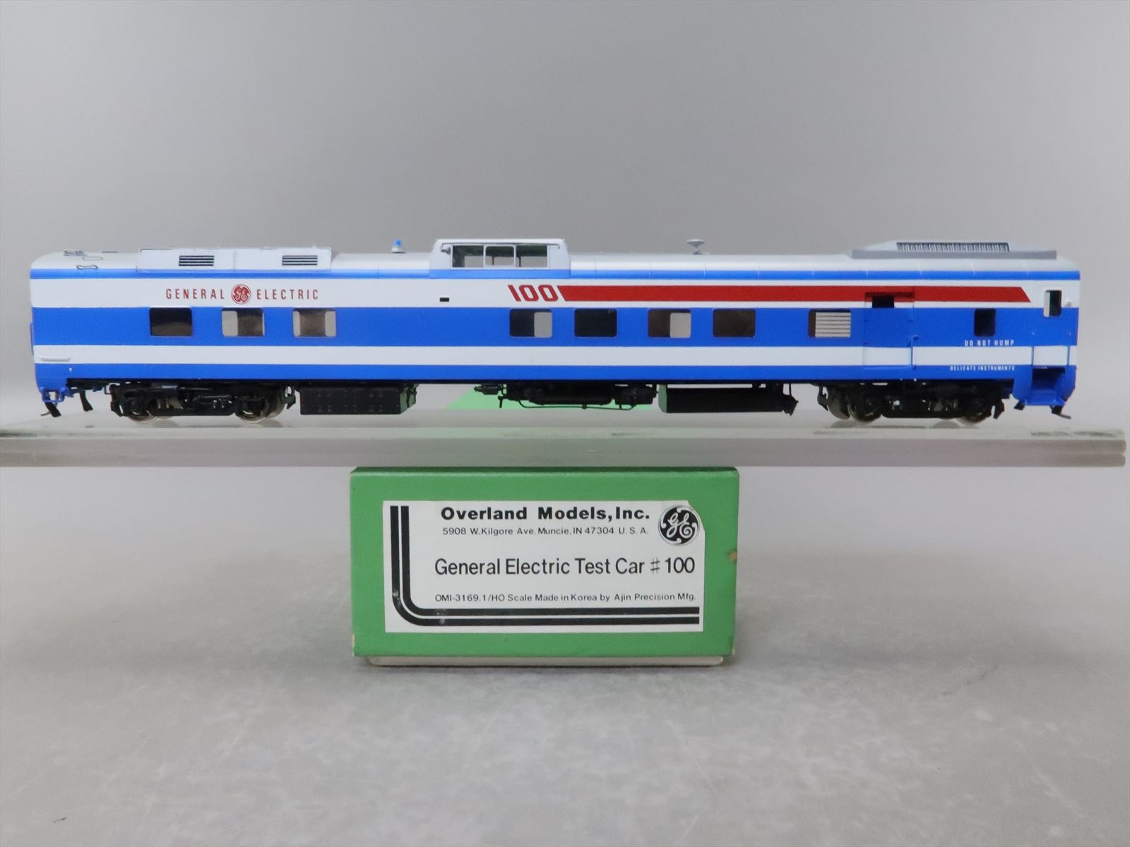 HO Brass Model - OMI 3169.1 GE General Electric Test Car #100 - F/P ...