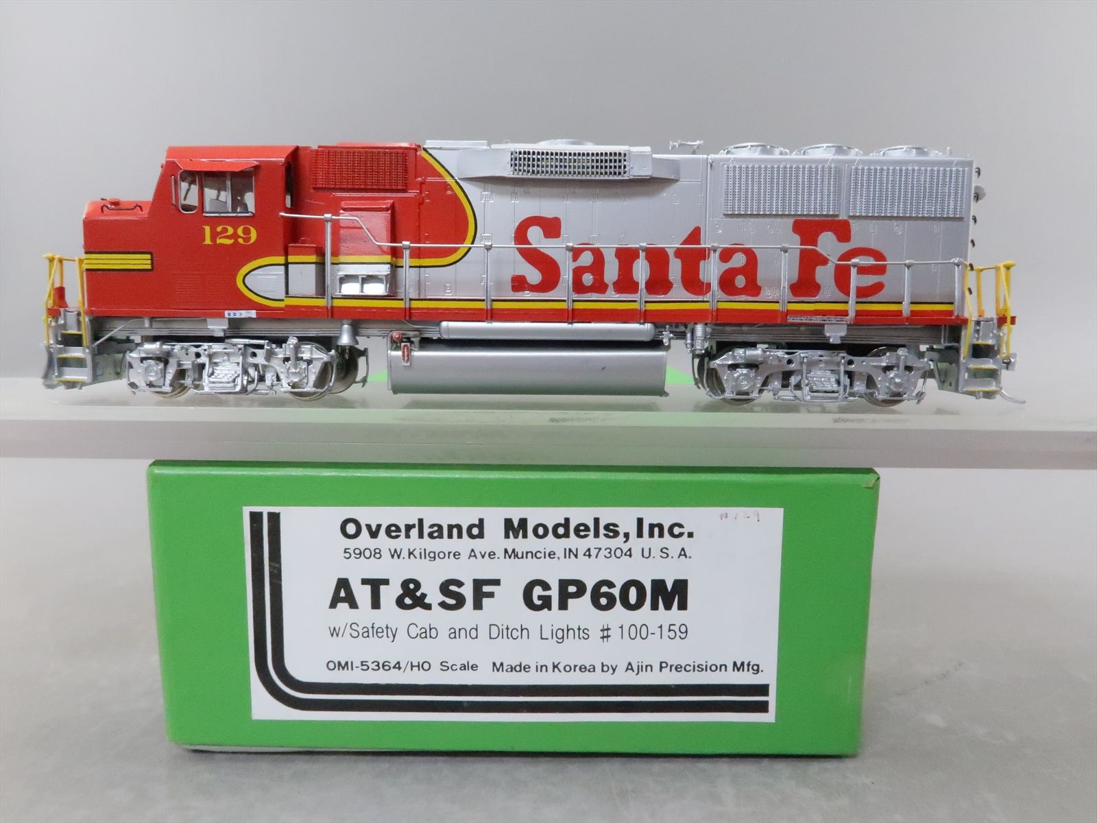 HO Brass Model - OMI 5364 AT&SF Santa Fe GP60M GP60 #129 - Custom ...