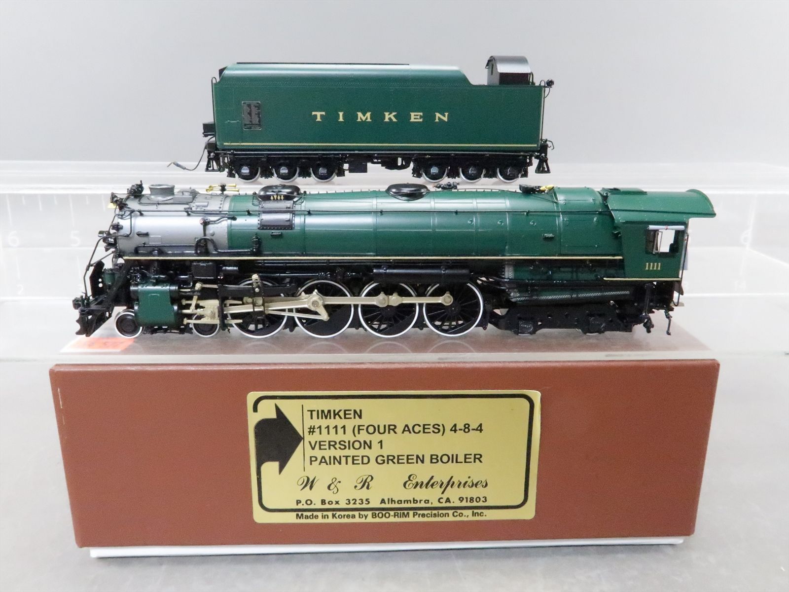 HO Brass Model - W&R Timken Four Aces 4-8-4 Version #1111 - F/P Green ...