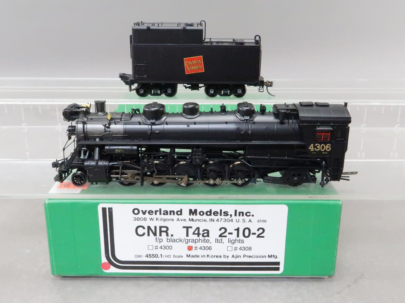 HO Brass Model - OMI 4550.1 CN CNR Canadian National T4a 2-10-2 #4306 ...
