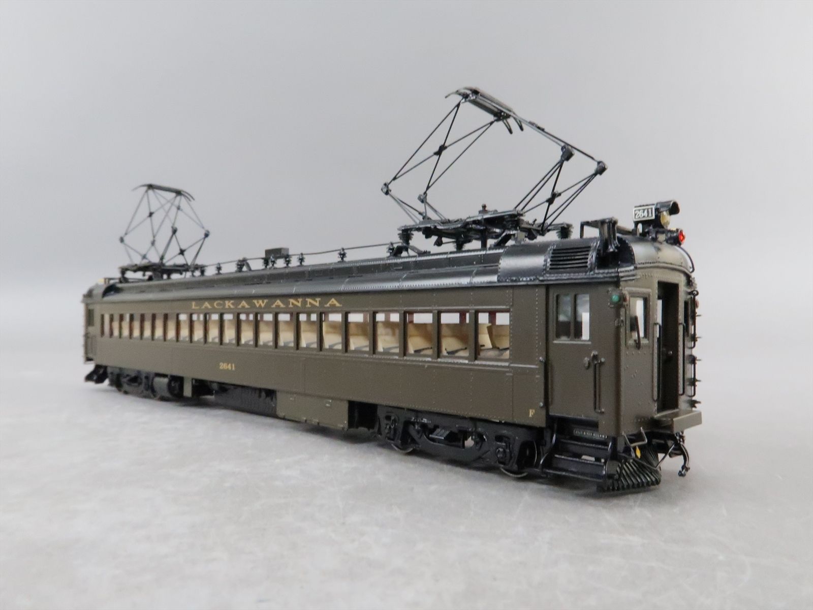 HO Brass Model - OMI 6290.1 + 6292.1 Lackawanna MU Commuter Power Car ...