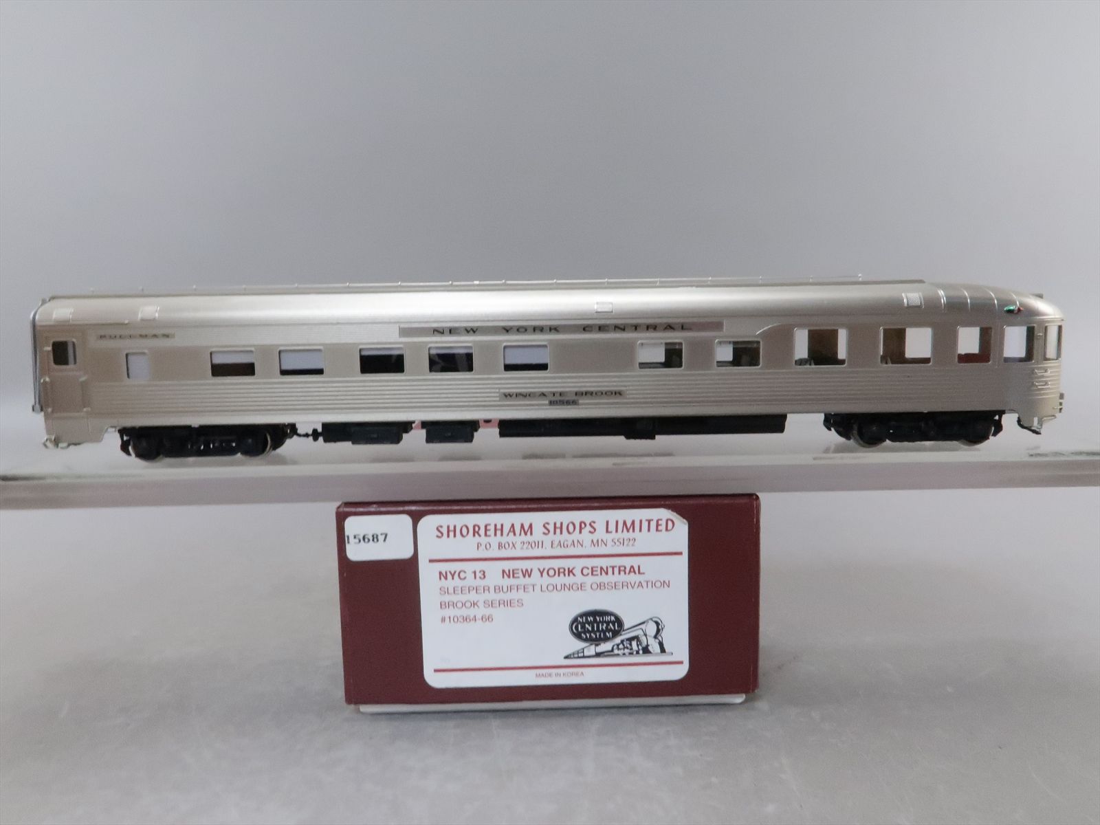 HO Brass Model - SSL NYC New York Central Sleeper Buffet Lounge ...