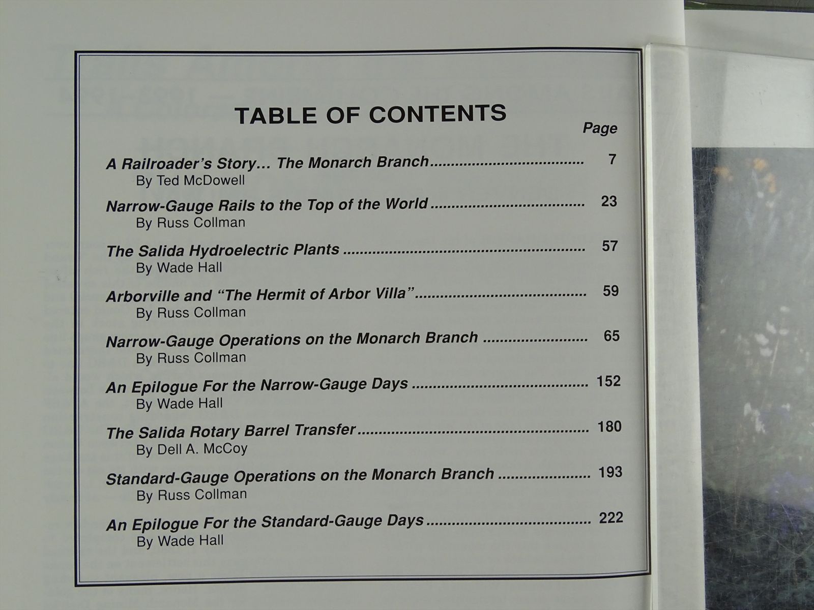Railroad Book - Trails Among the Columbine 1993/1994 - Russ Collman ...