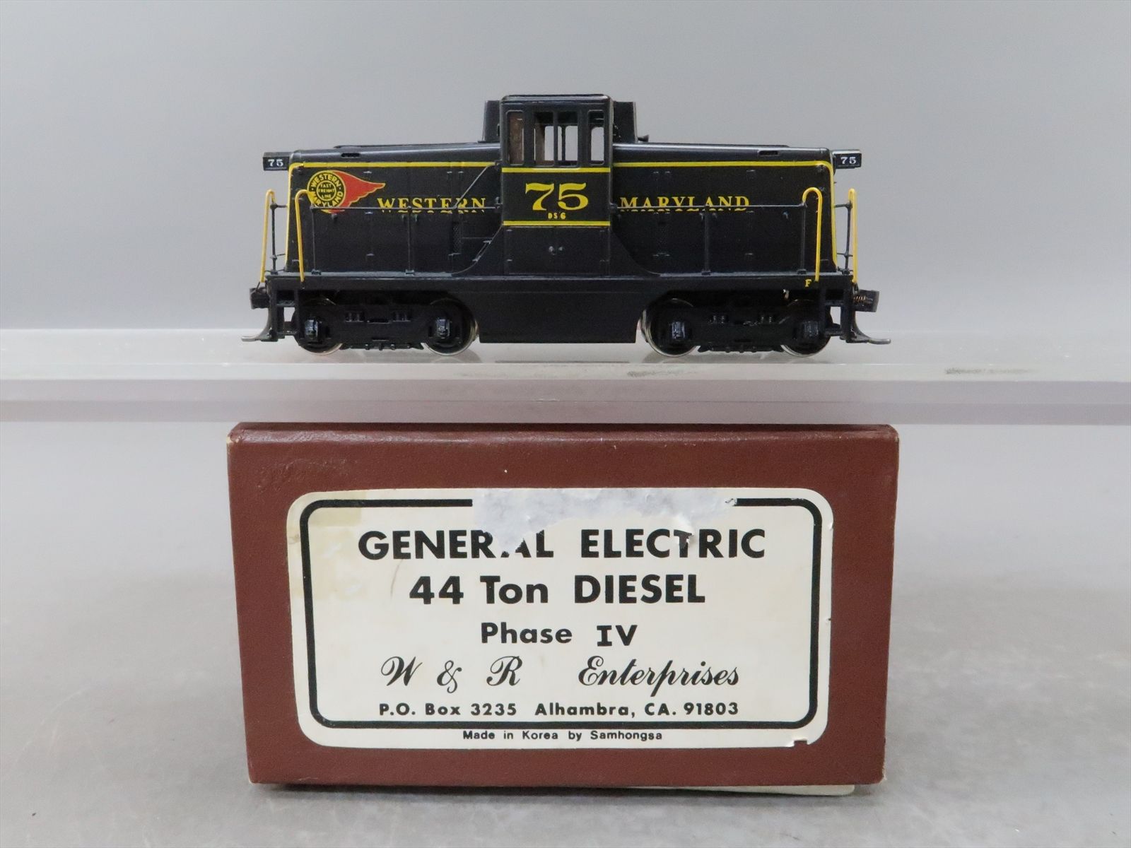 HO Brass Model - W&R WM Western Maryland GE General Electric 44 Ton ...
