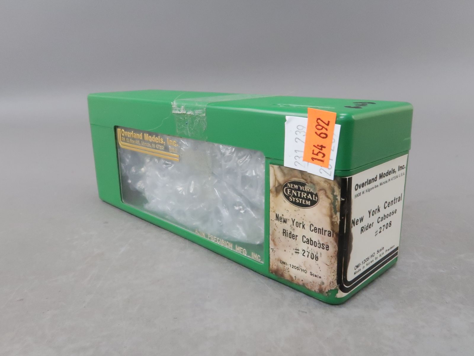 HO Brass Model - OMI 1205 NYC New York Central Rider Caboose #2708 ...