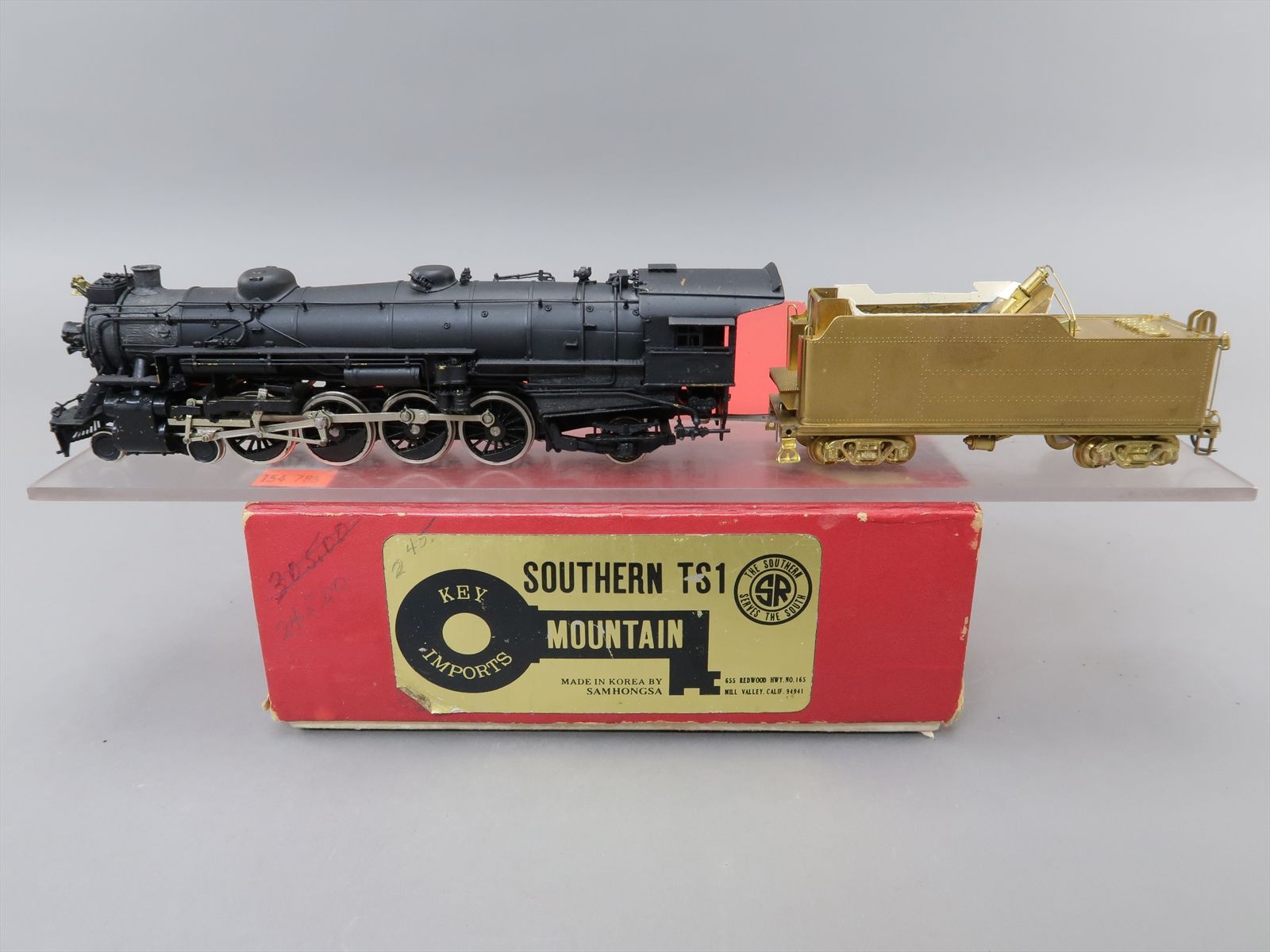 HO Brass Model - Key SOU Southern TS-1 4-8-2 + Akane Tender - Custom ...
