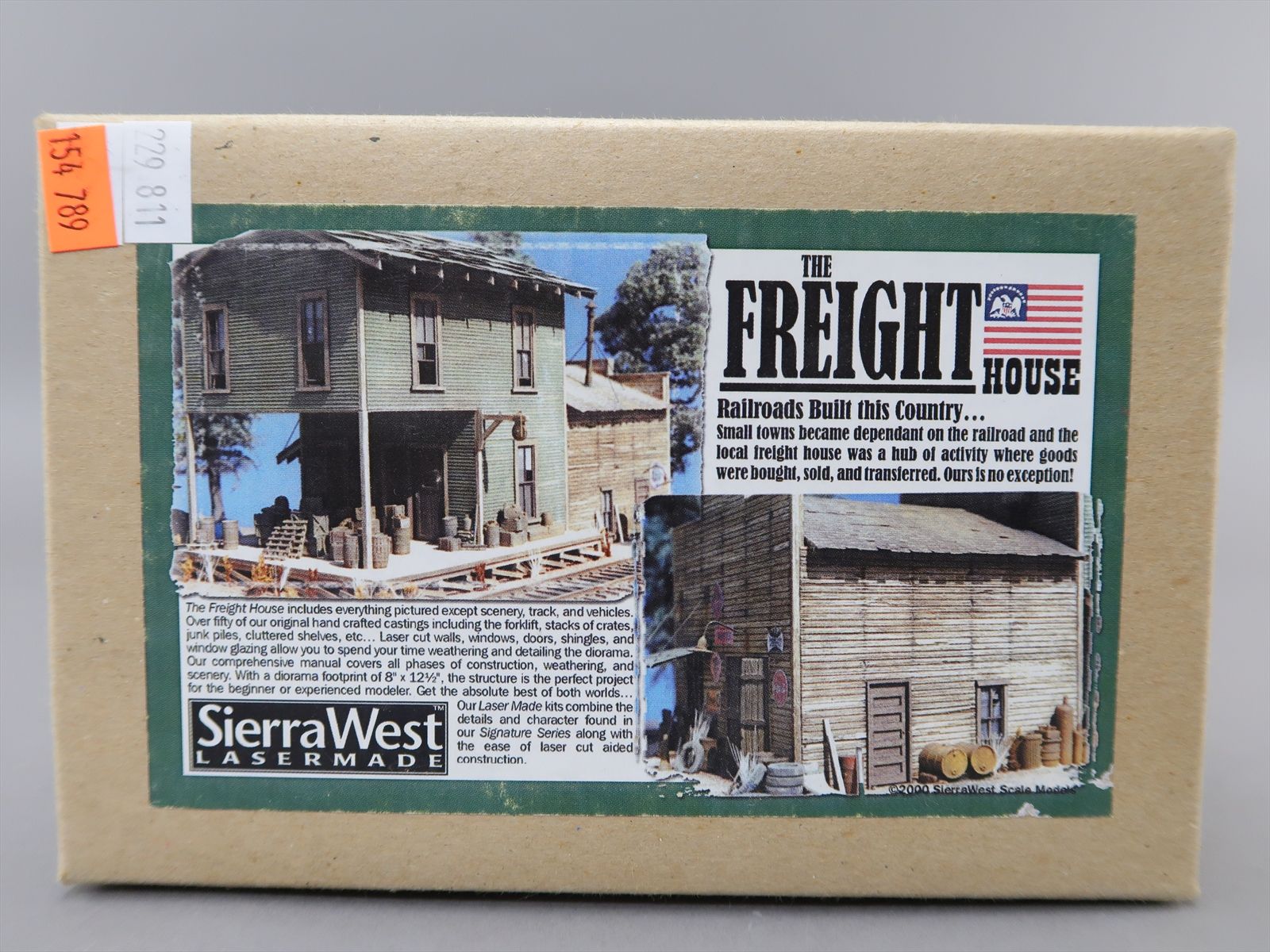 HO/HOn3 Craftsman Kit - Sierra West Kit 3001 The Freight House ...