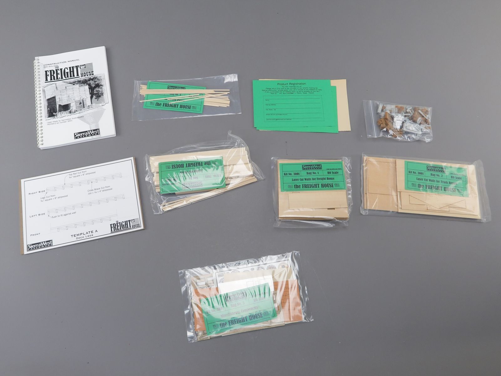 HO/HOn3 Craftsman Kit - Sierra West Kit 3001 The Freight House ...