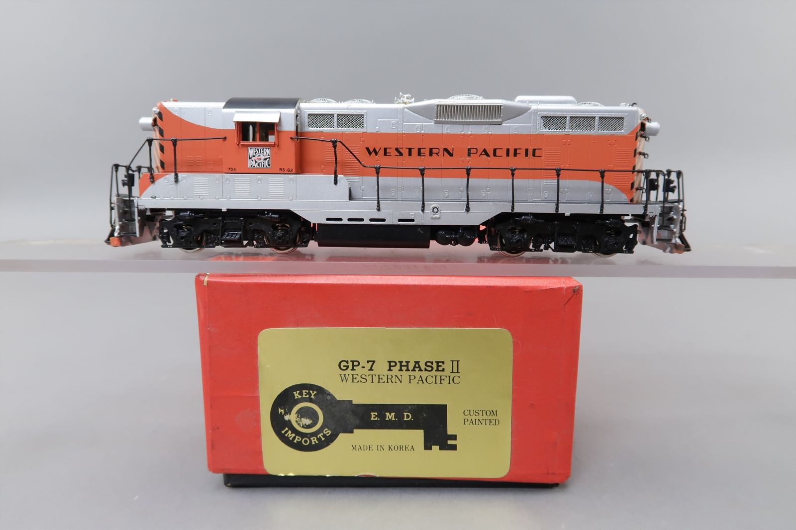 HO Brass Model - Key WP Western Pacific GP-7 - F/P - F.M. Models