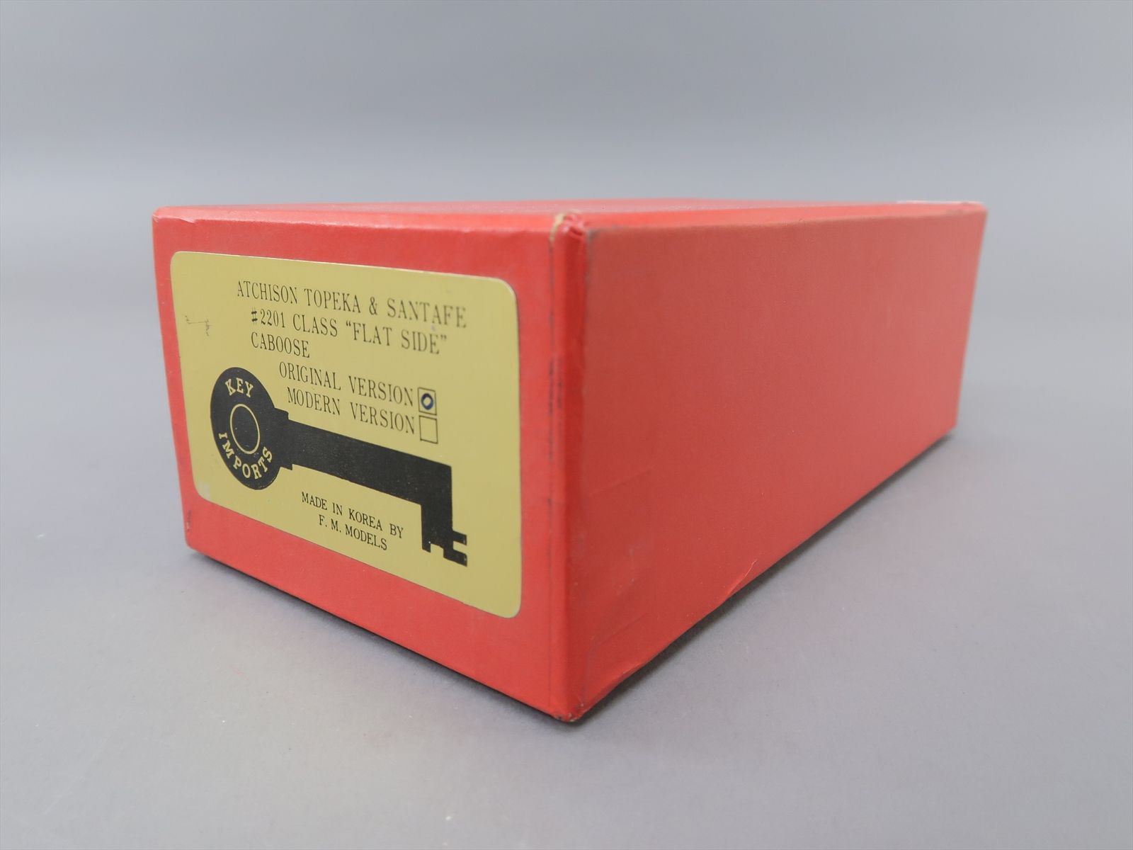 HO Brass Model - Key AT&SF Santa Fe Flat Side Caboose #2203 Class ...