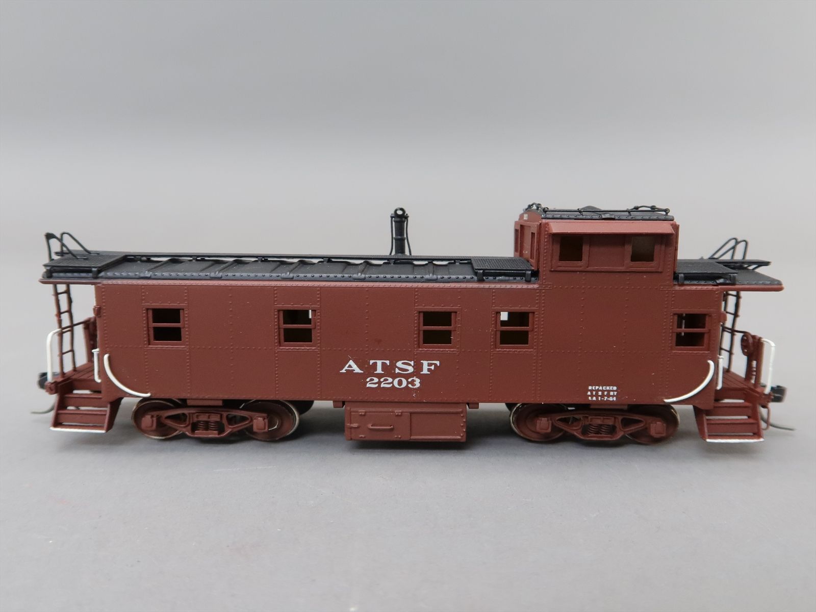 HO Brass Model - Key AT&SF Santa Fe Flat Side Caboose #2203 Class ...