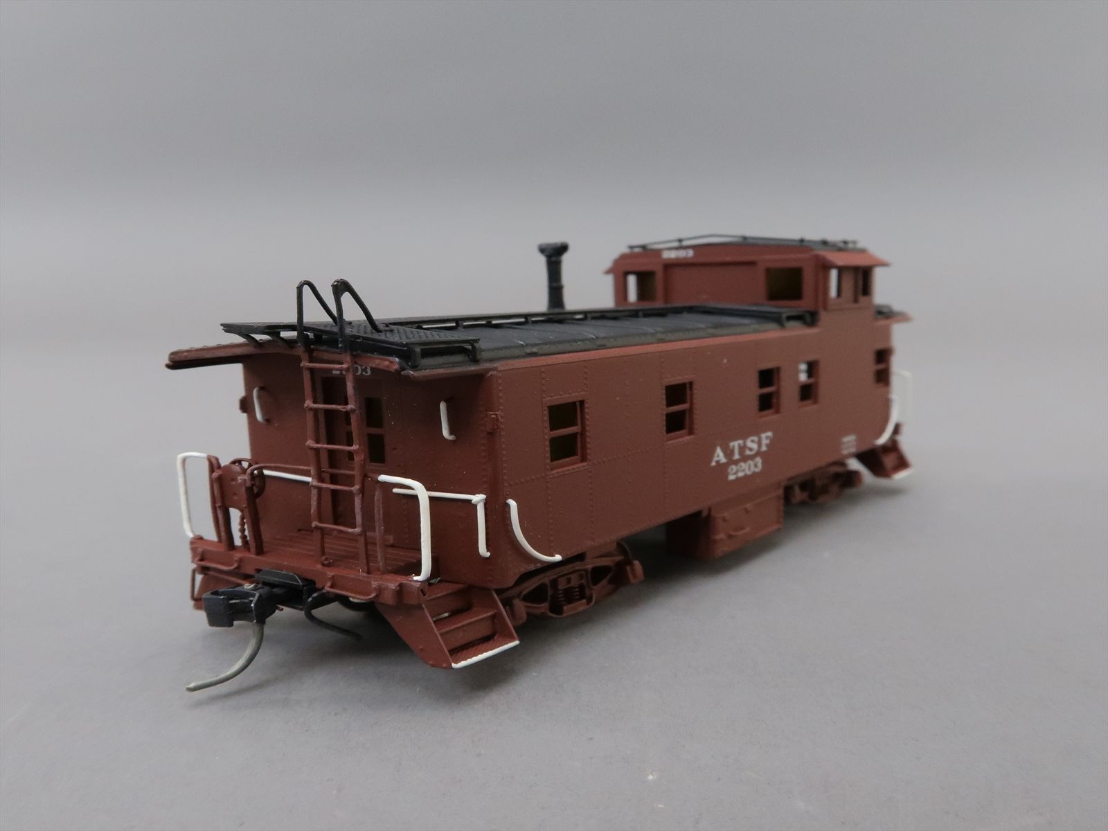 HO Brass Model - Key AT&SF Santa Fe Flat Side Caboose #2203 Class ...