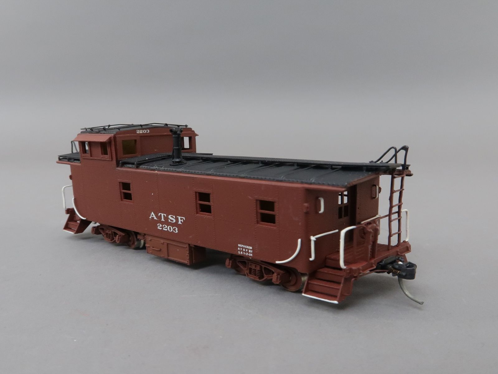 HO Brass Model - Key AT&SF Santa Fe Flat Side Caboose #2203 Class ...