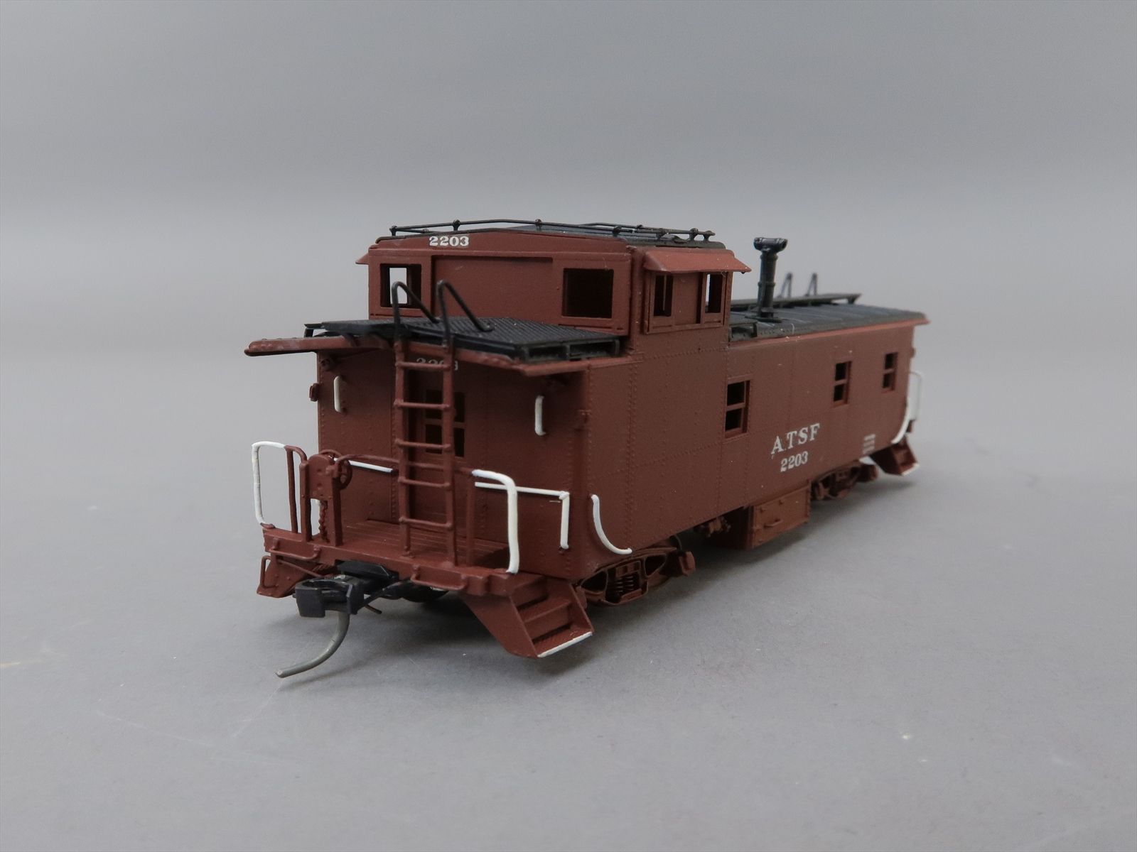 HO Brass Model - Key AT&SF Santa Fe Flat Side Caboose #2203 Class ...